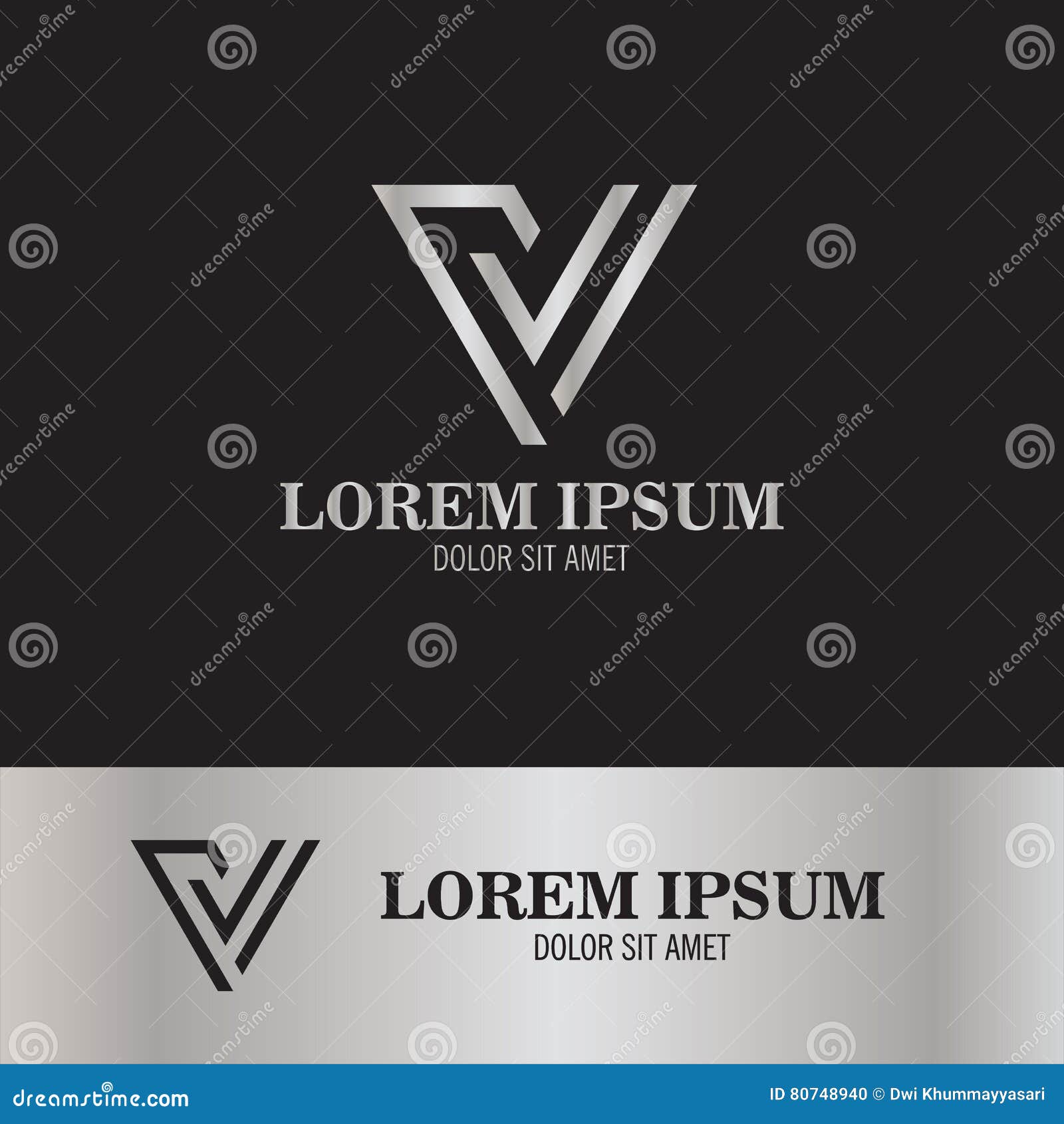 V line logo stock vector. Illustration of marketing, design - 80748940