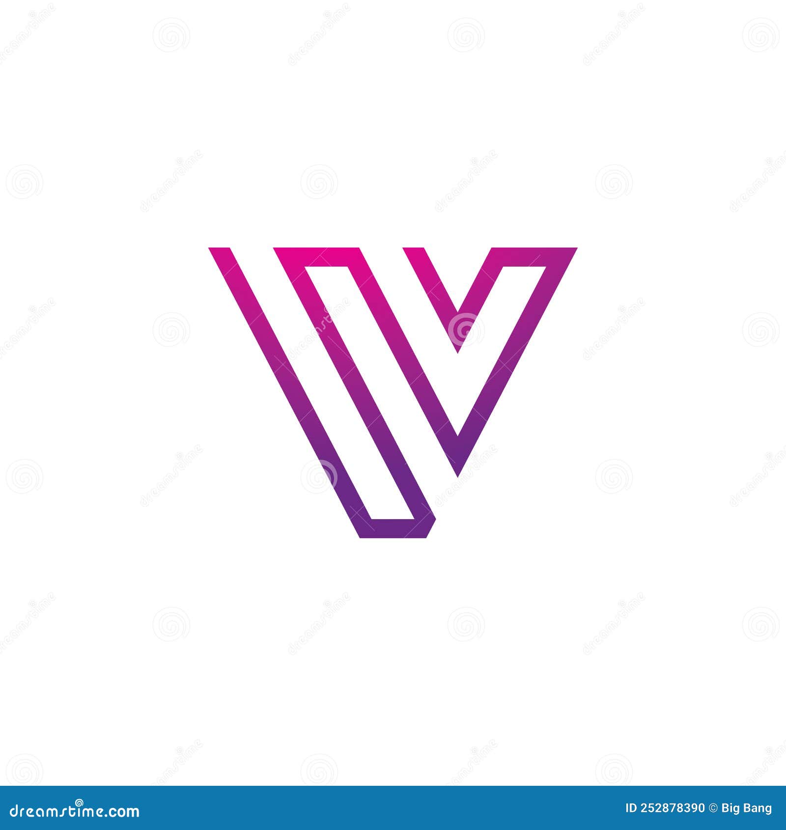 V Line Logo Design and Template. Creative X Icon Initials Line Letters ...