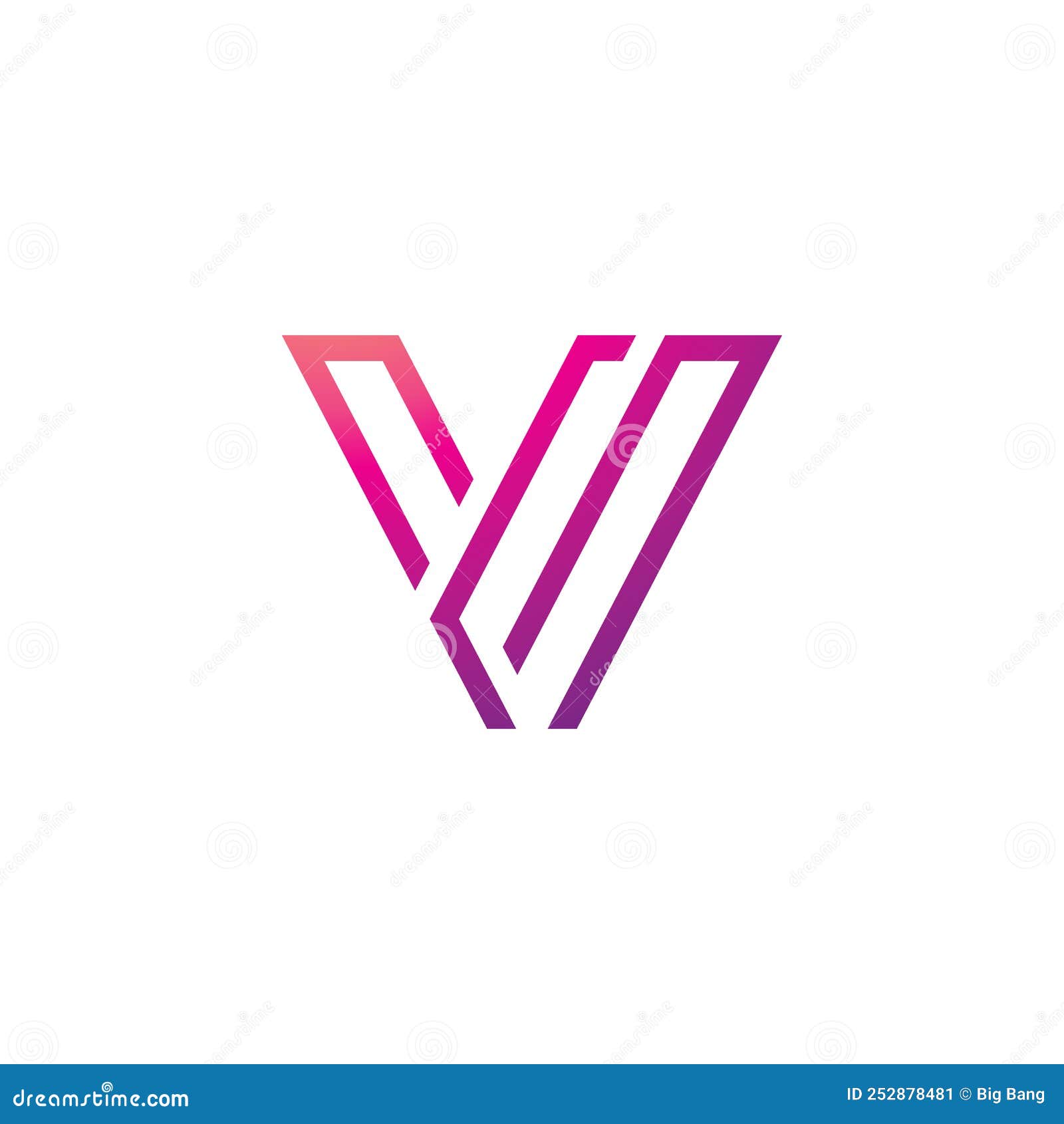 V Line Logo Design and Template. Creative X Icon Initials Line Letters ...