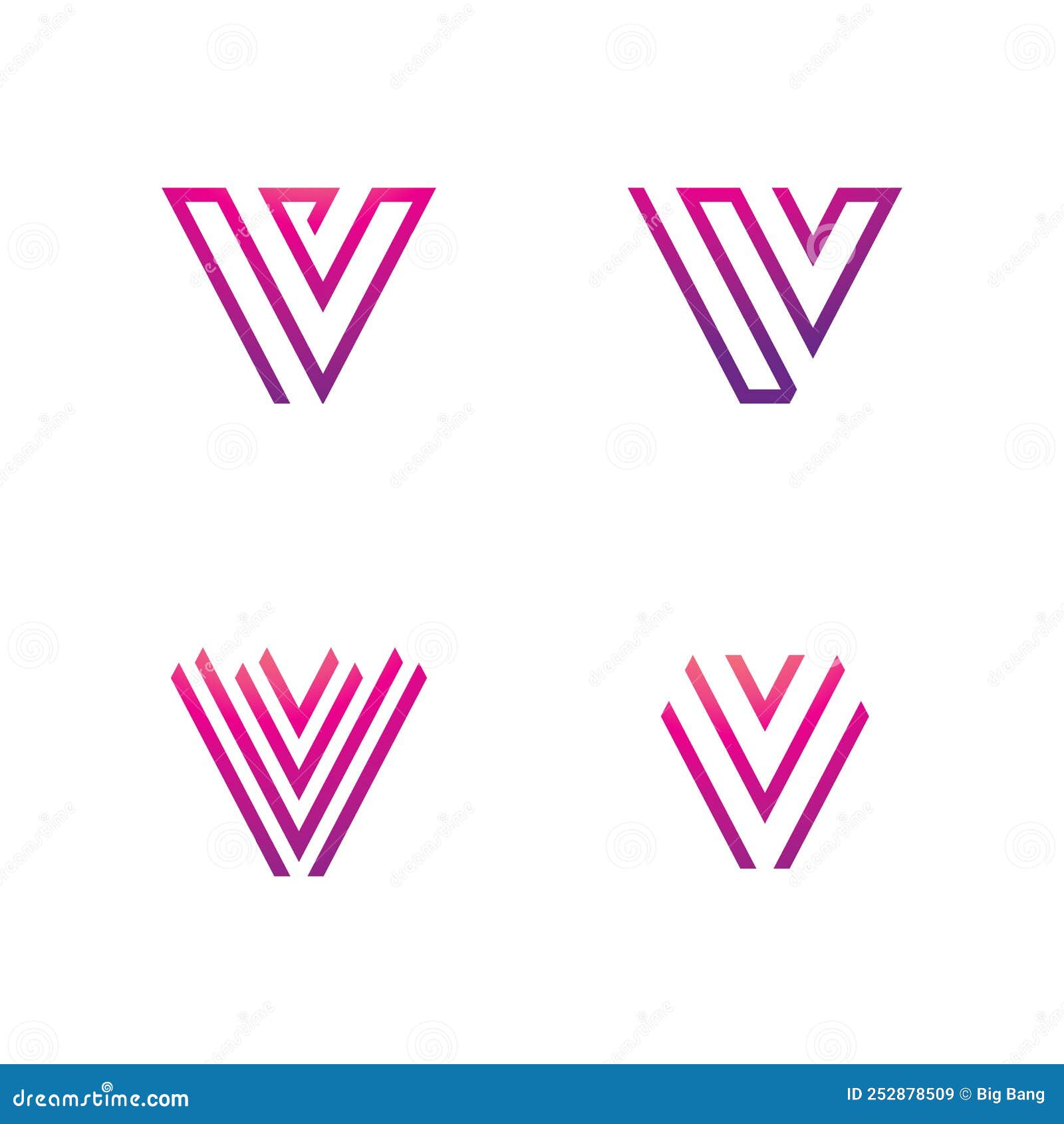 V Line Logo Design and Template. Creative X Icon Initials Line Letters ...