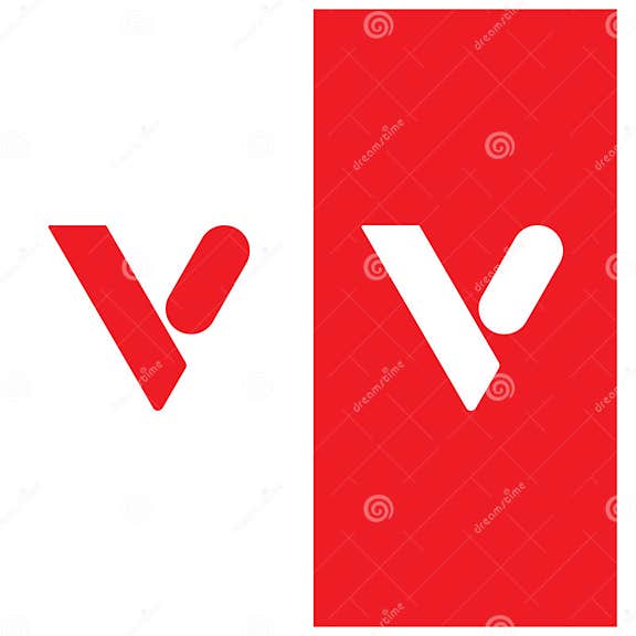 V Logo Template Vector Eps10 Stock Illustration - Illustration of ...