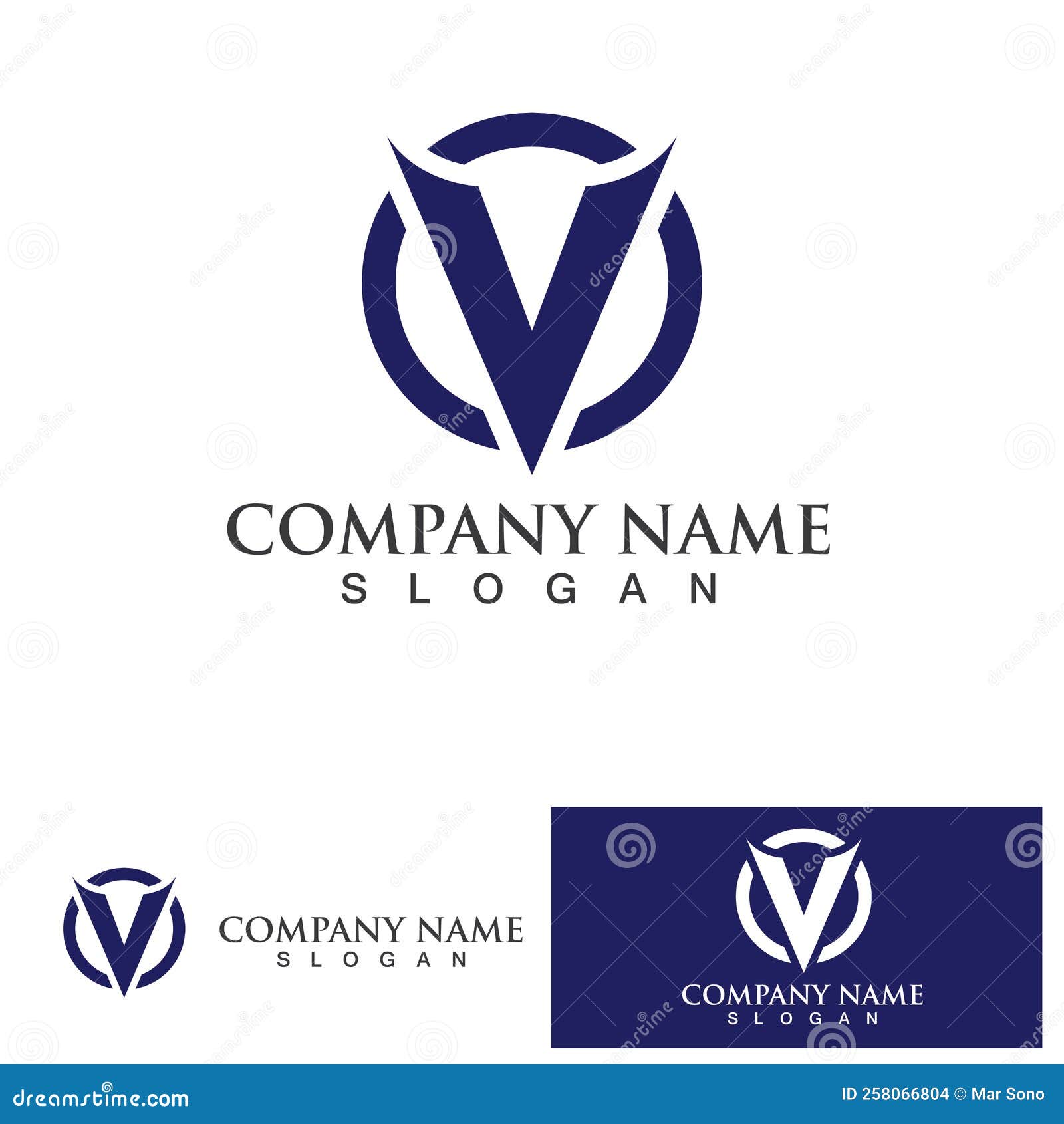 V Logo Template Vector Icon Illustration Stock Vector - Illustration of ...
