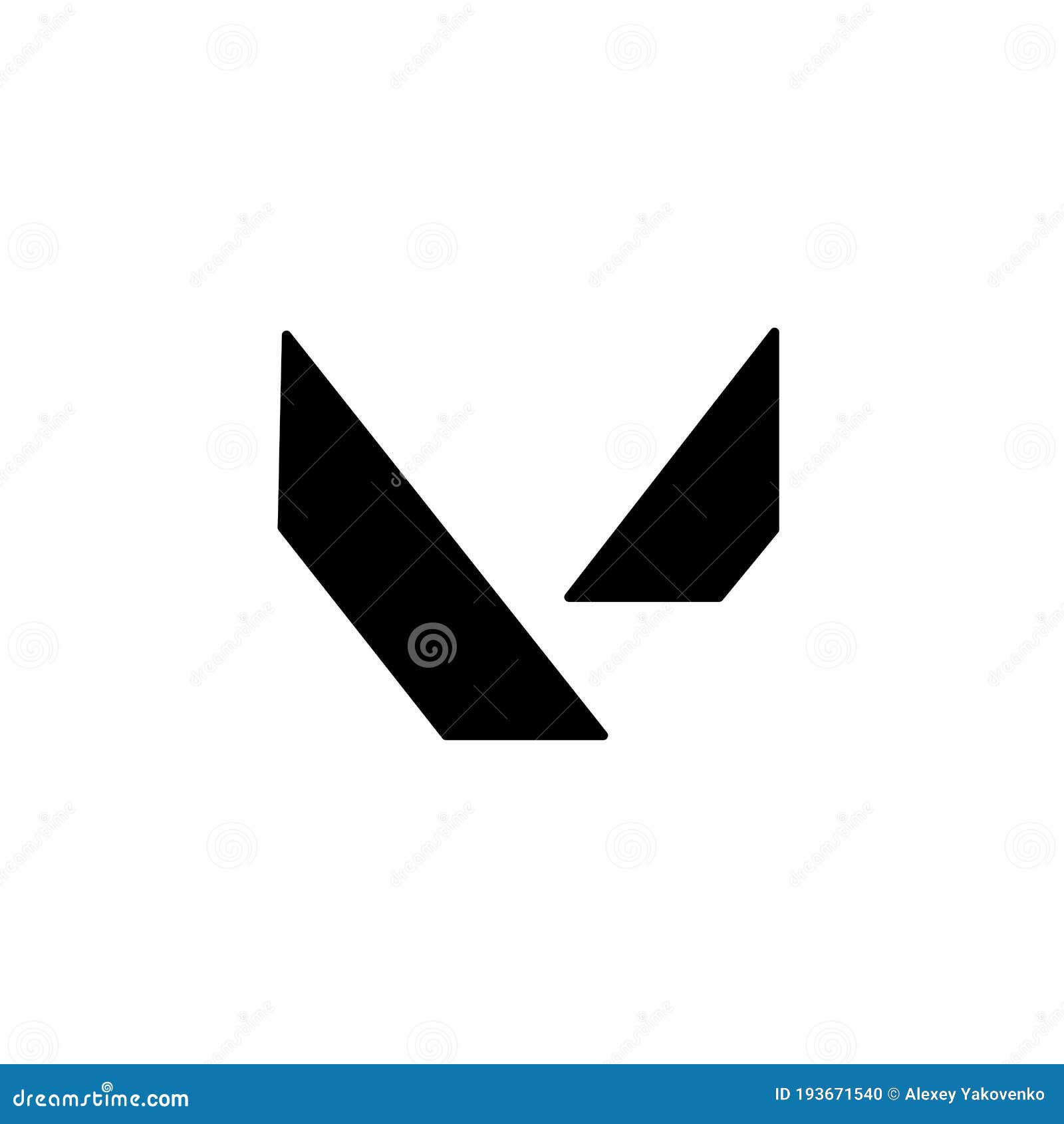 Valorant Game Logo Icon. Vector EPS 10. Gaming, Streamer ...