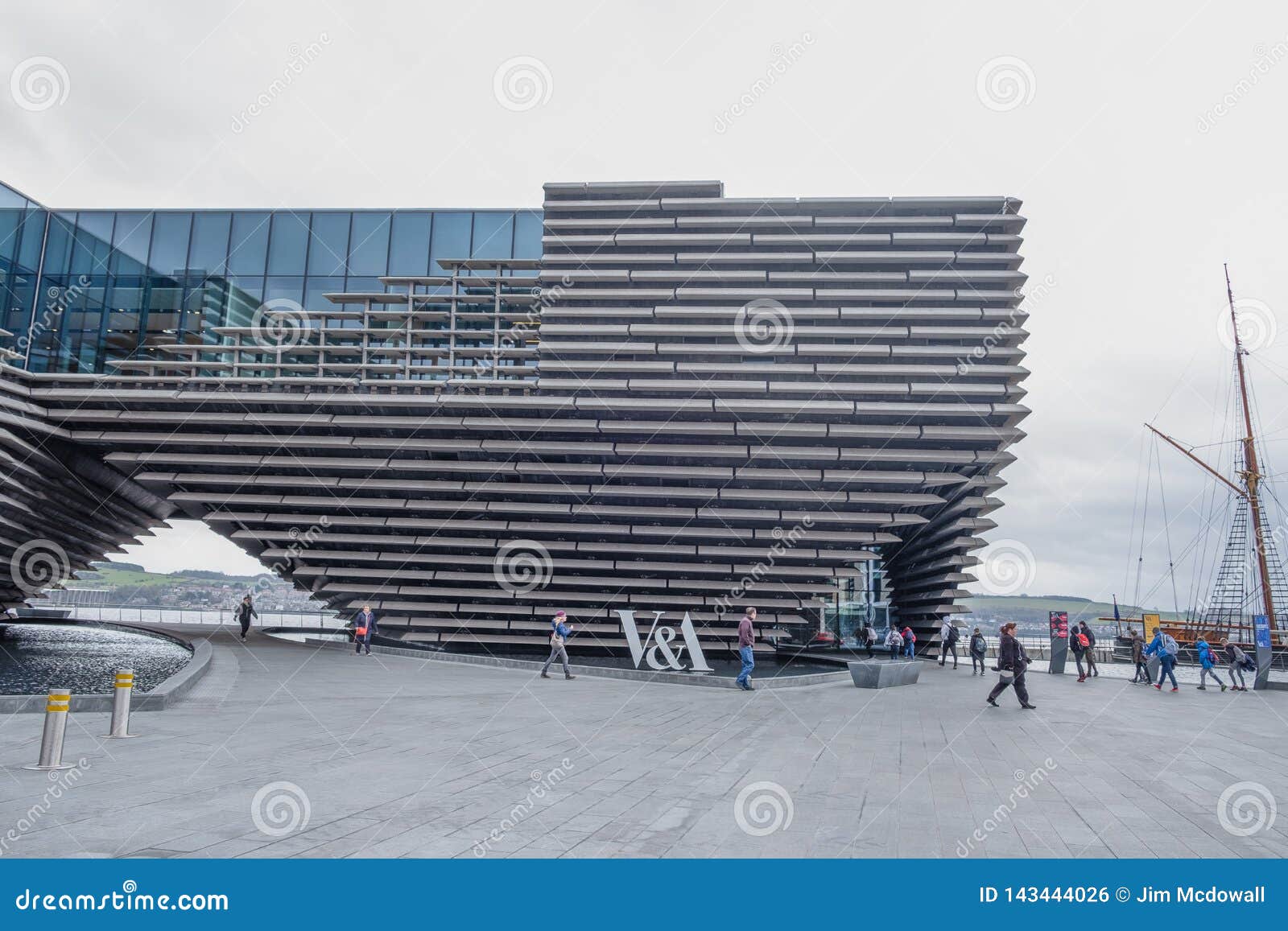 V & A Museum`s Stunning Architecture Dundee Editorial Image ...