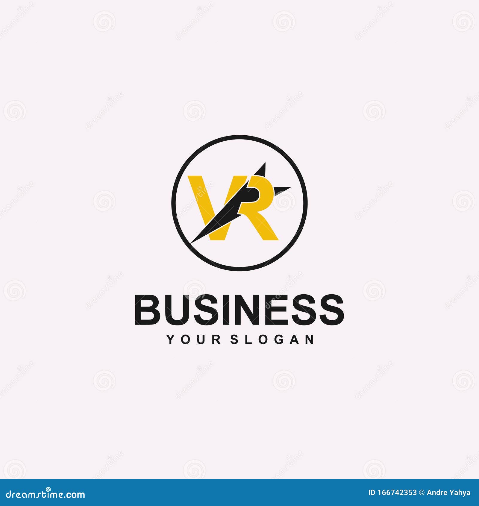 V r logo template stock illustration. Illustration of virtual - 166742353