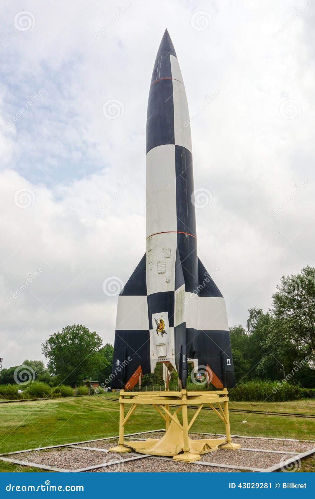 V2 Rakete, Ballistische Rakete Redaktionelles Foto - Bild von ...