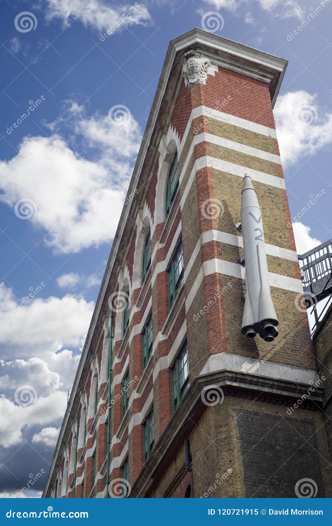 V2 Rocket on a Building Wall Stock Image - Image of city, culture ...