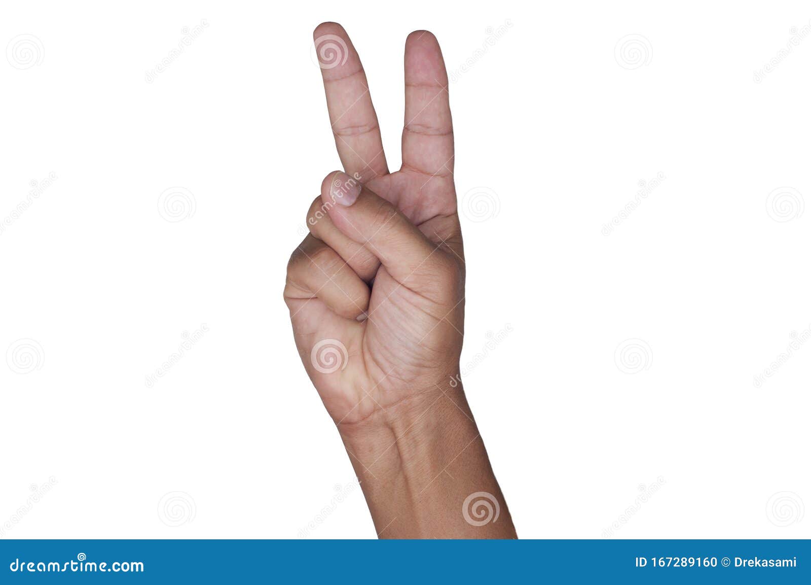 V sign stock photo. Image of hand, limb, dermatology - 167289160