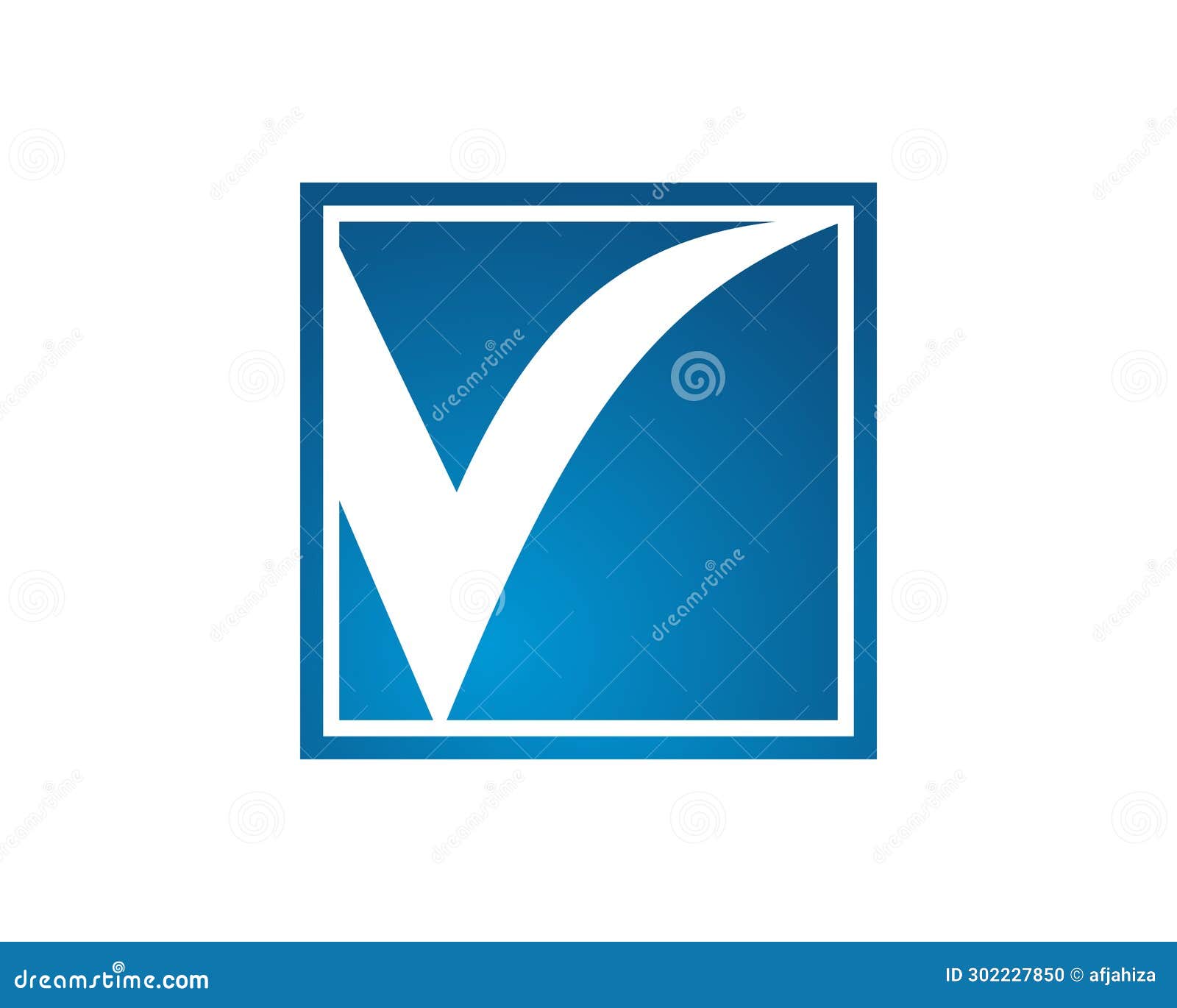 V square logo template 2 stock vector. Illustration of business - 302227850