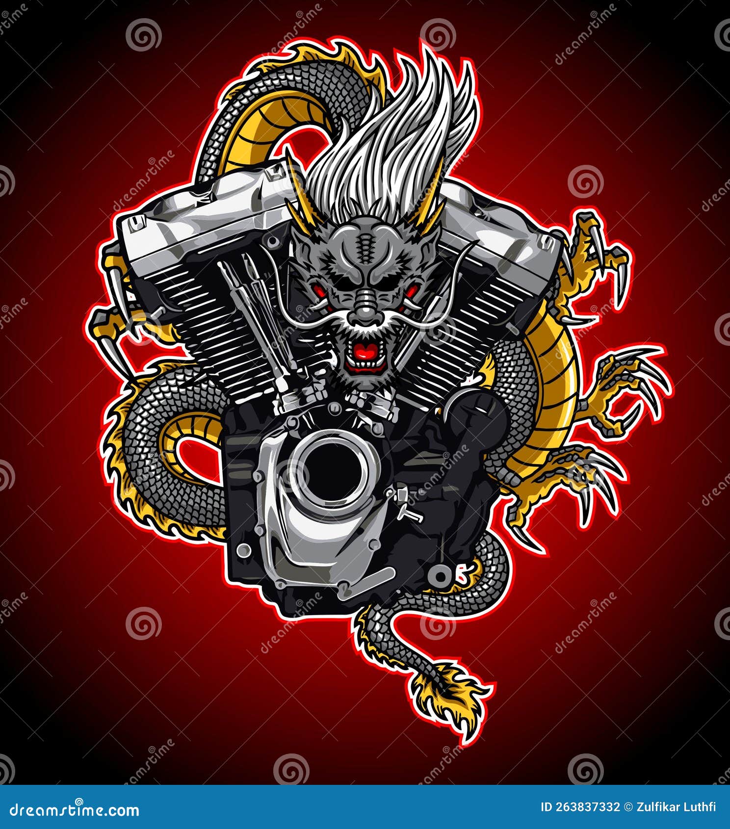 Machine Dragon Wallpaper