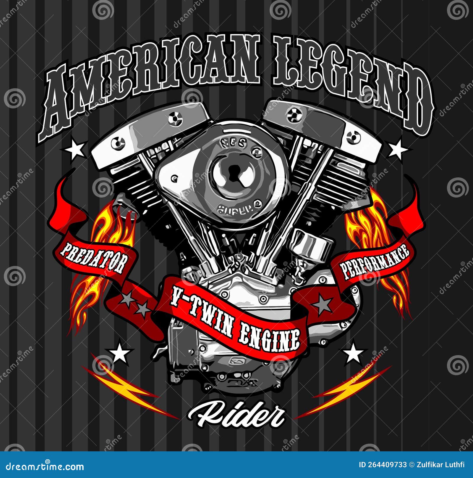 V Twin Engine for Graphic Design Stock Vector - Illustration of graphic ...