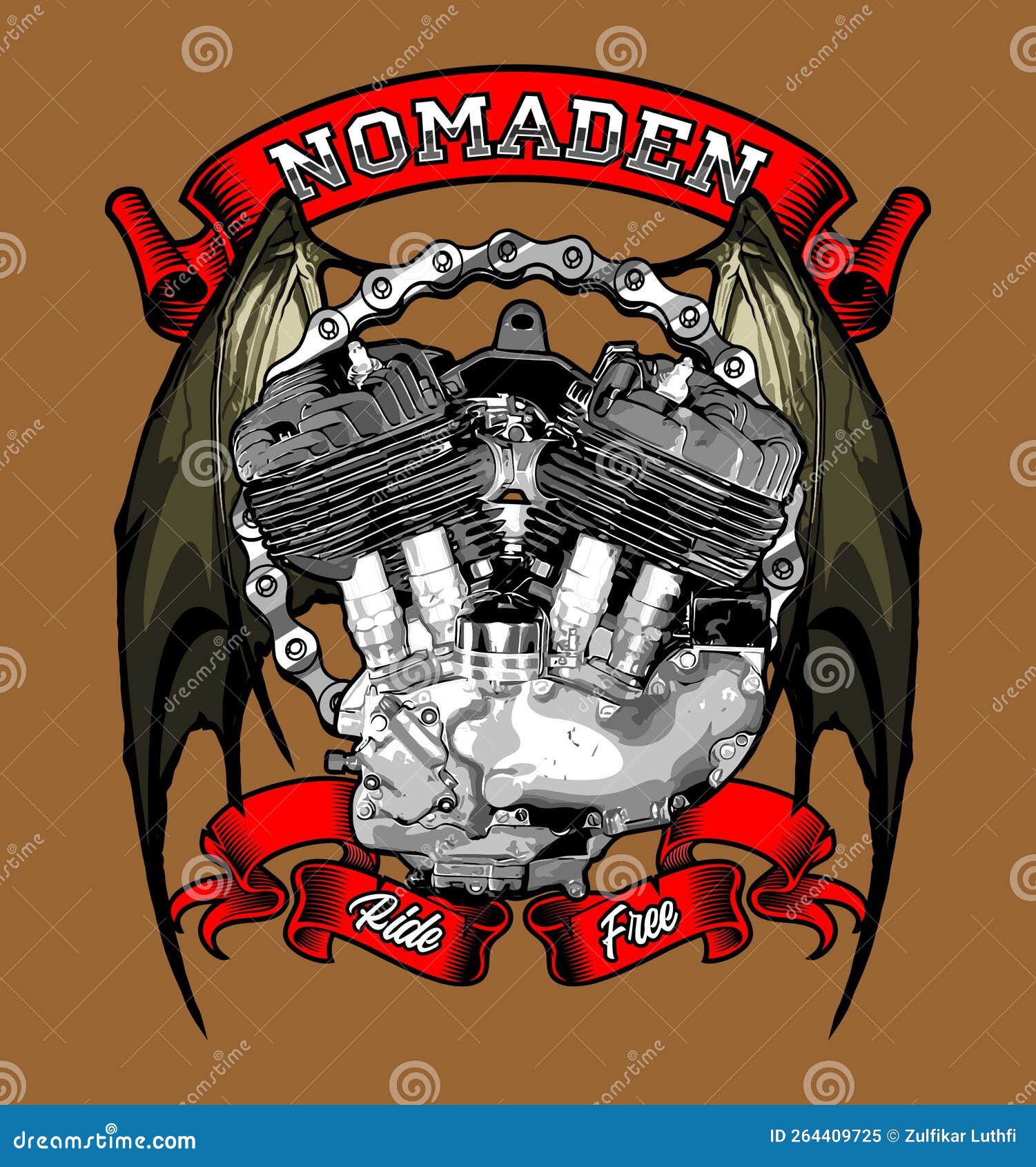 V Twin Engine for Graphic Design Stock Vector - Illustration of drawing ...