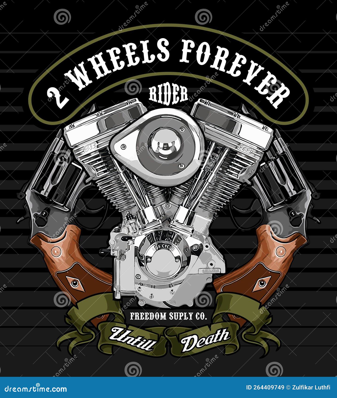 V Twin Engine for Graphic Design Stock Vector - Illustration of font ...