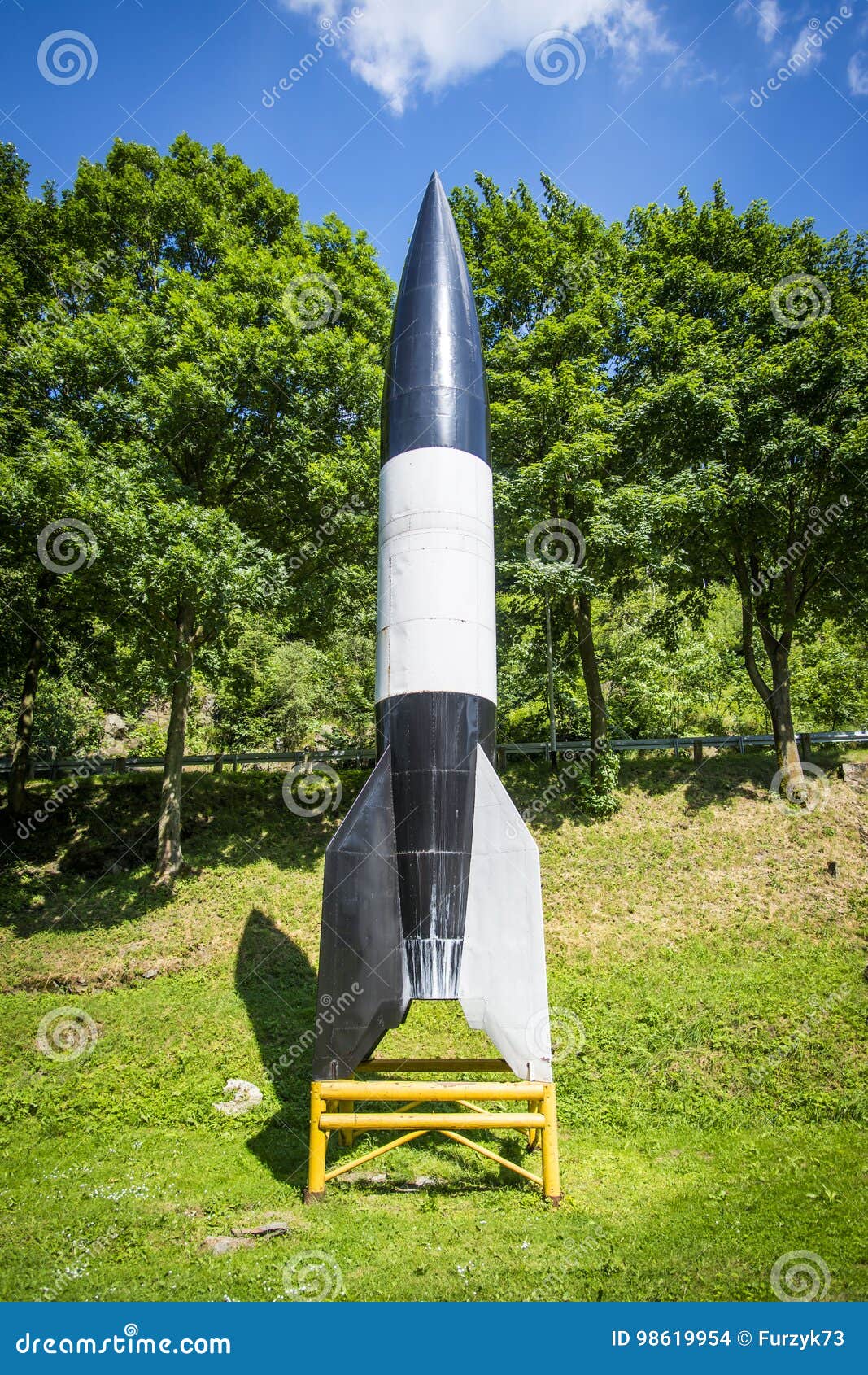 V-2 WW2 missile stock photo. Image of warfare, rocket - 98619954