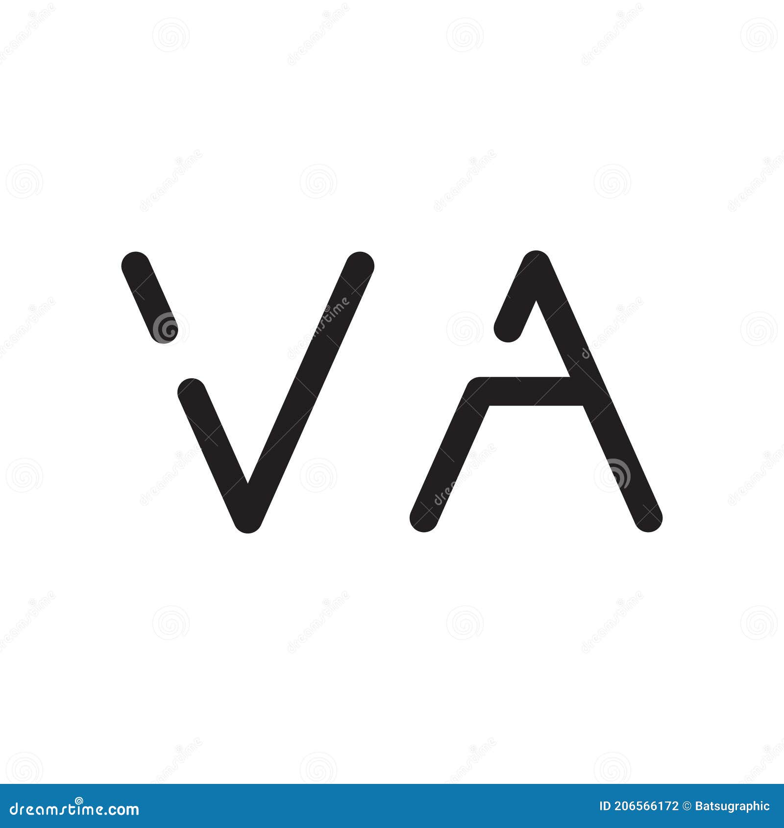 Va Initial Letter Vector Logo Icon Stock Vector - Illustration of ...