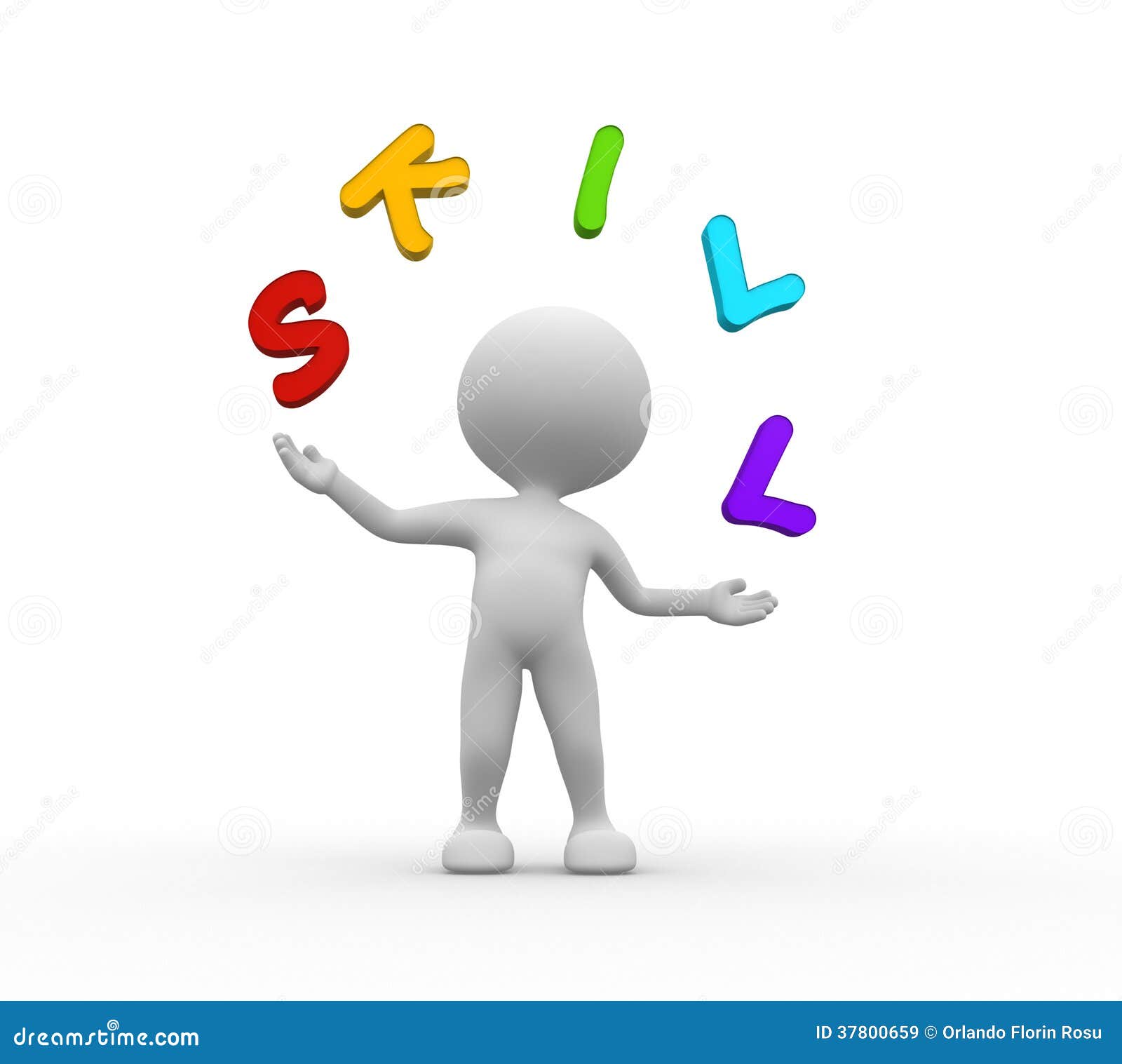 Vaardigheid stock illustratie. Illustration of illustratie - 37800659