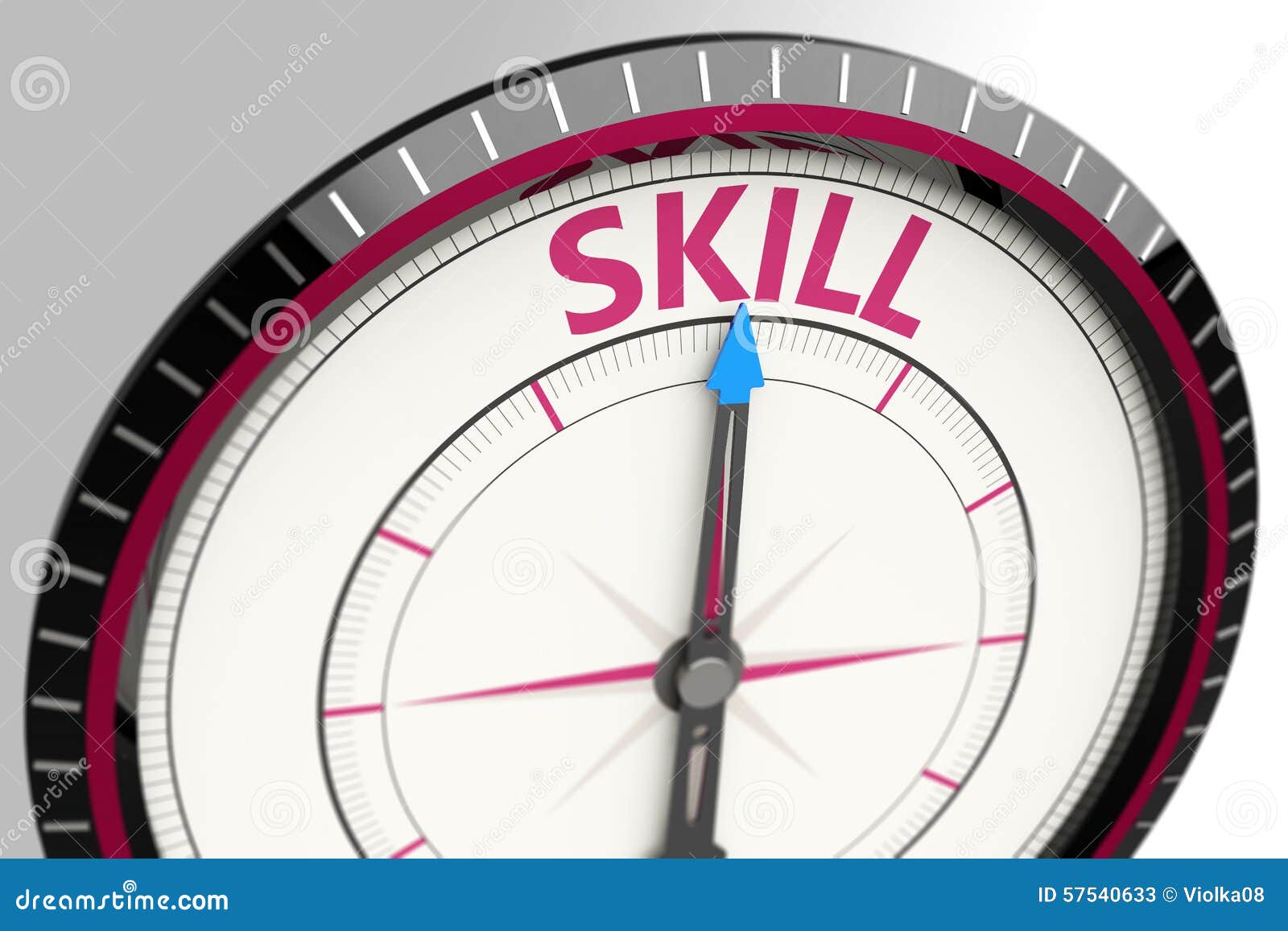 Vaardigheid Als Conceptenwoord Stock Illustratie - Illustration of ...