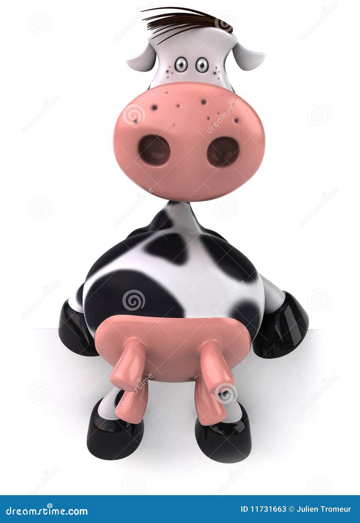 Vaca linda stock de ilustración. Ilustración de queso - 11731663