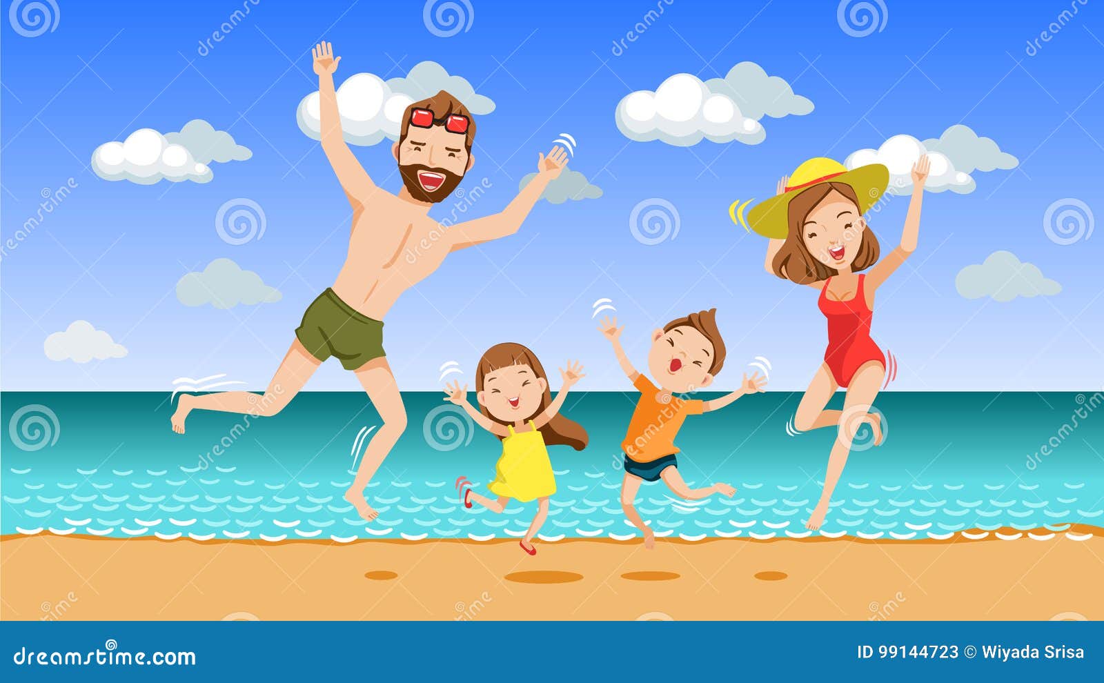 Vacaciones ilustración del vector. Ilustración de lifestyle - 99144723