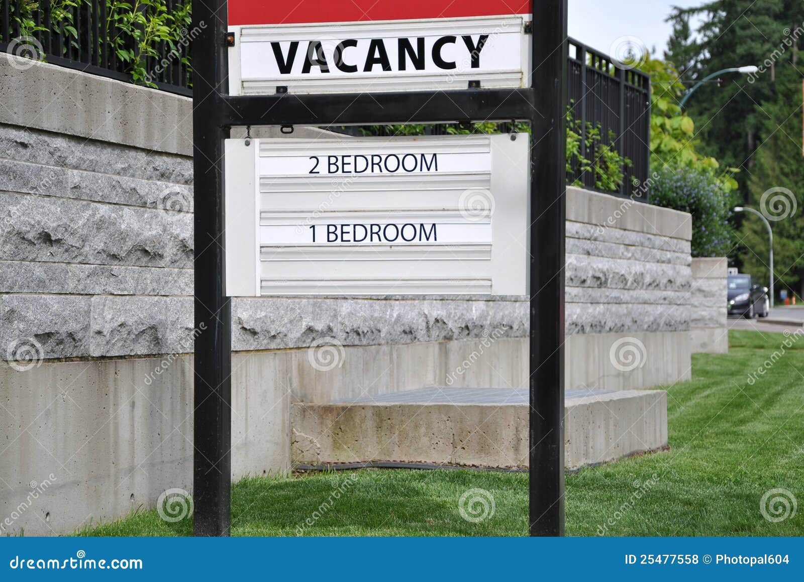 Vacancy sign stock photo. Image of wall, rent, nature - 25477558