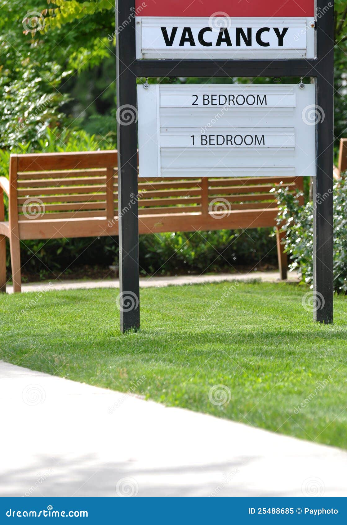 Vacancy Sign stock image. Image of business, agent, downsize - 25488685