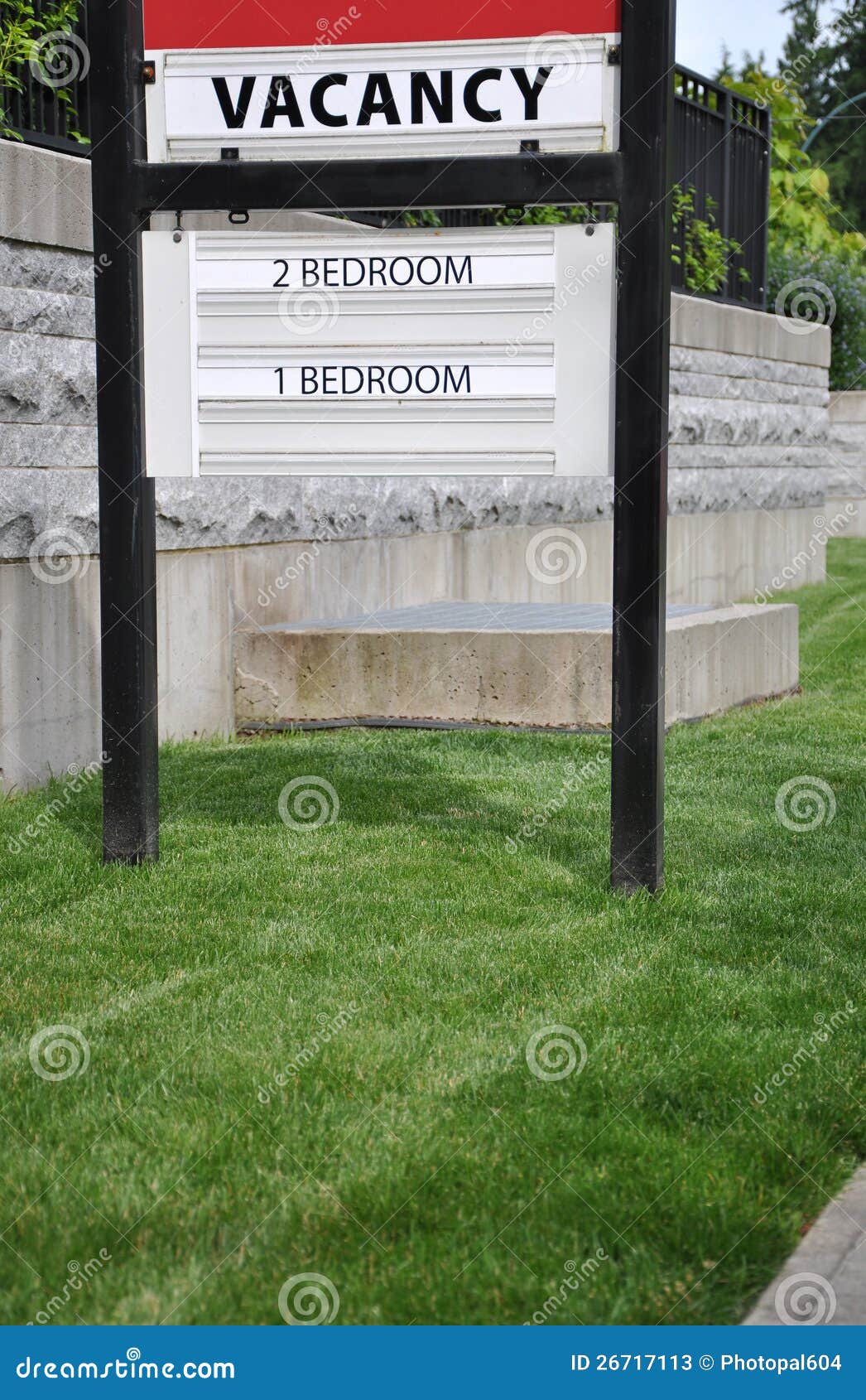 Vacancy sign stock image. Image of nature, bedroom, rental - 26717113