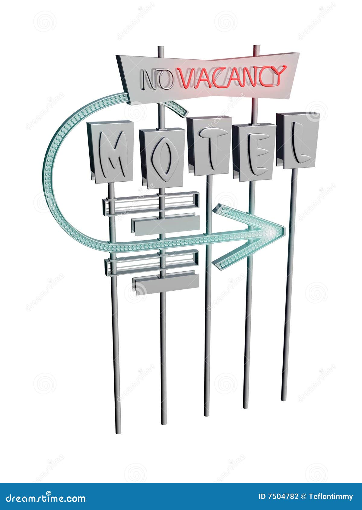 Vacancy Sign stock illustration. Illustration of vacancy - 7504782
