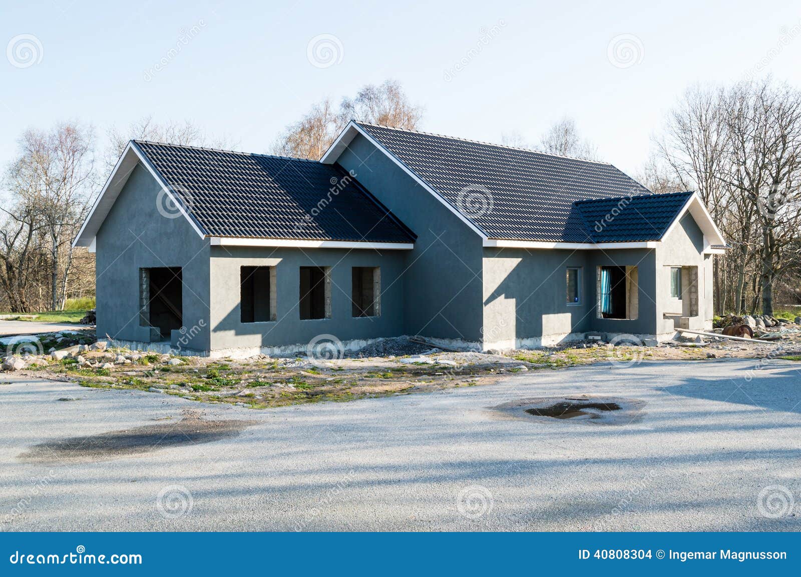 Vacant building stock photo. Image of tile, house, stone - 40808304