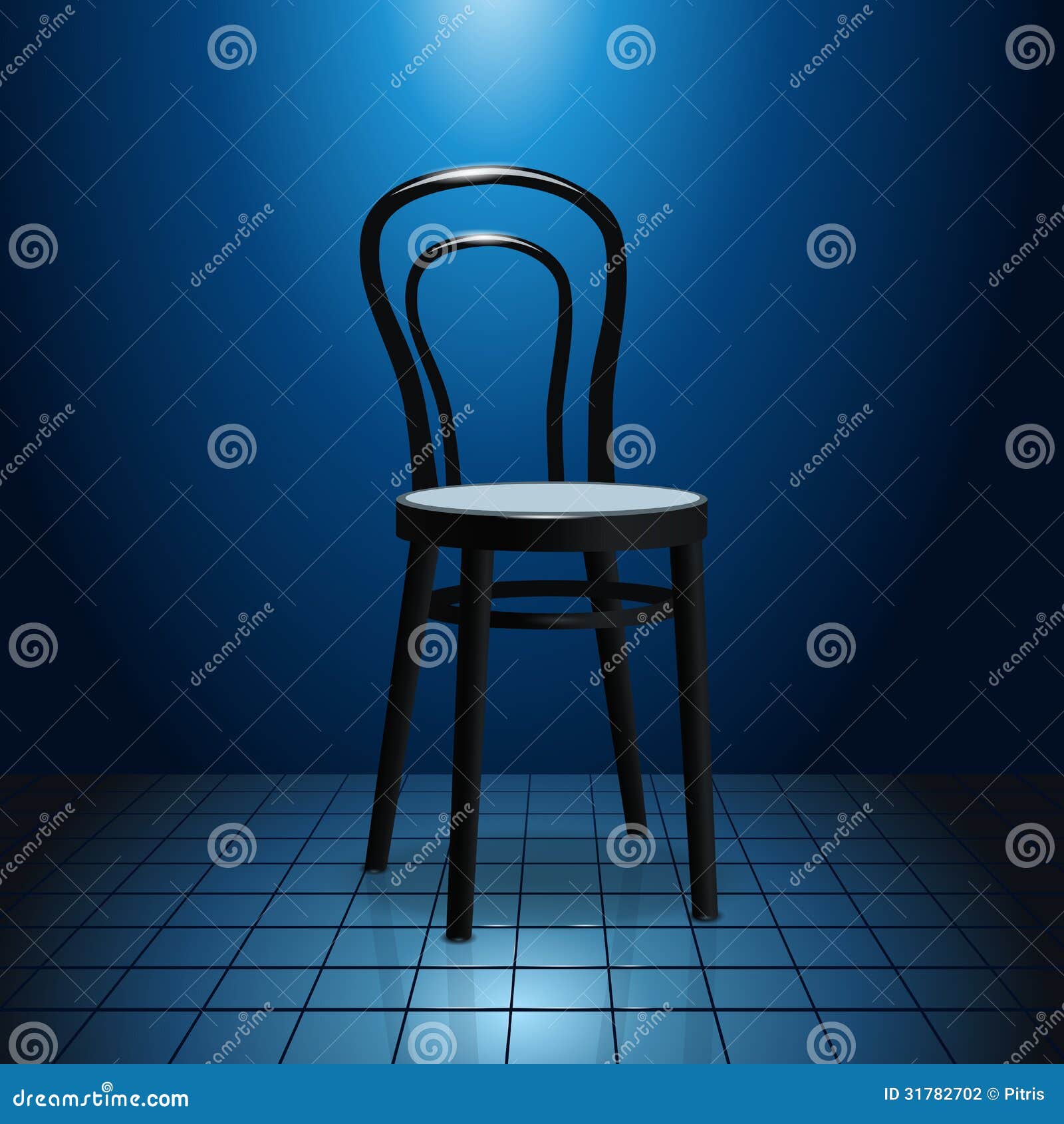 Vacant Chair Vector Illustration | CartoonDealer.com #141482760