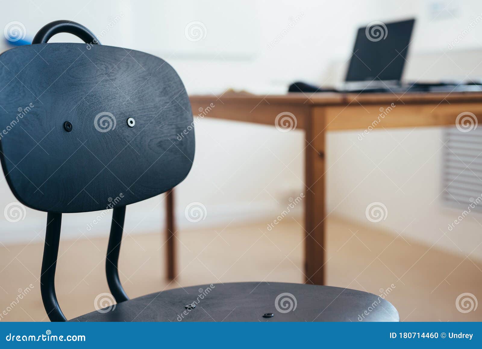 Vacant Place Empty Work Area in Office Stock Photo - Image of ...