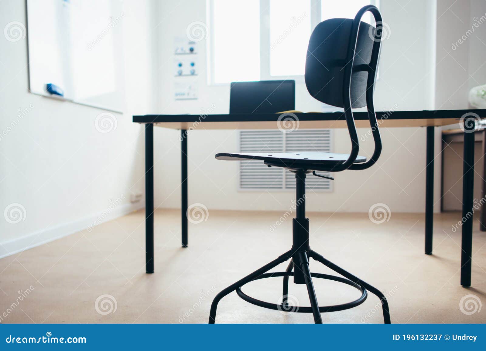 Vacant Position, Unoccupied Workplace Office Work Space Stock Image ...