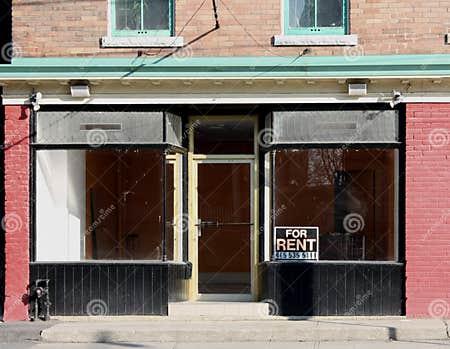 Vacant store for rent stock photo. Image of storefront - 8569212