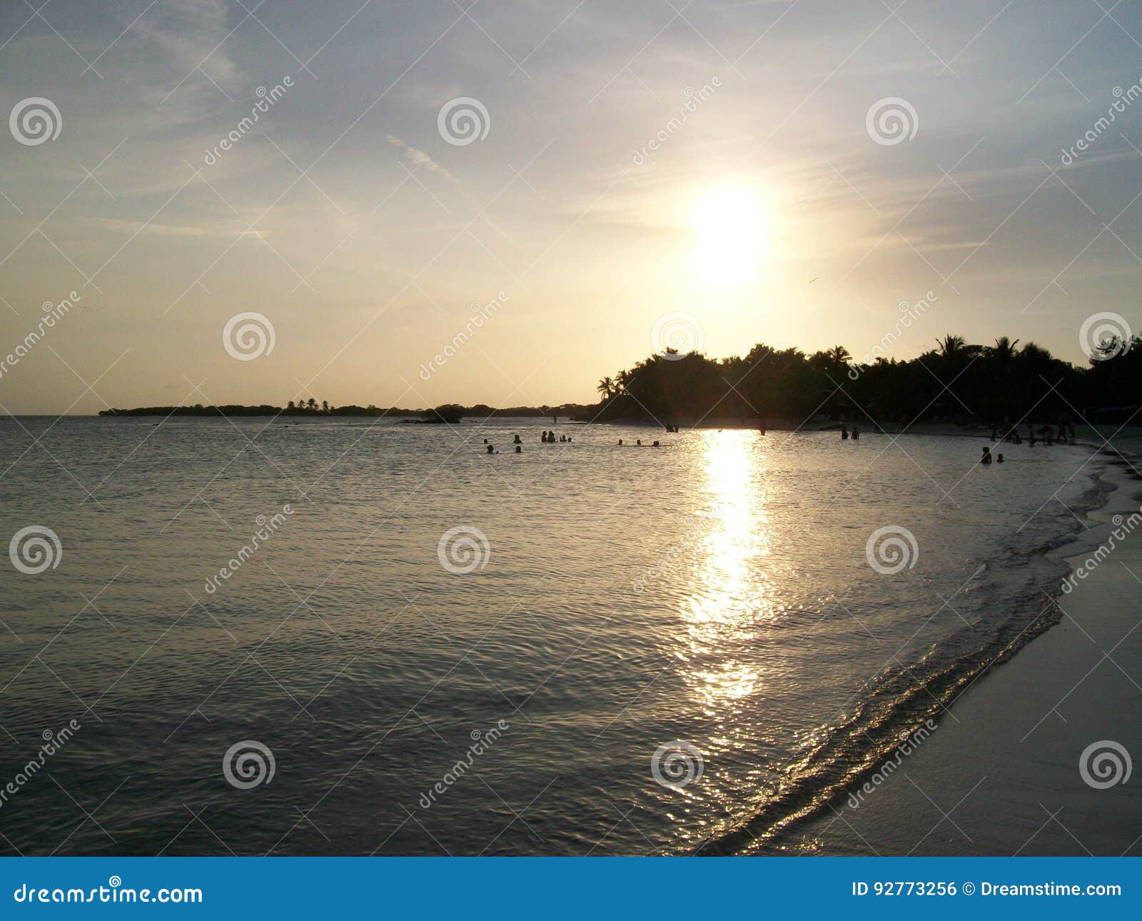 Vacation in the Beach Morrocoy, Venezuela Stock Photo - Image of relax ...