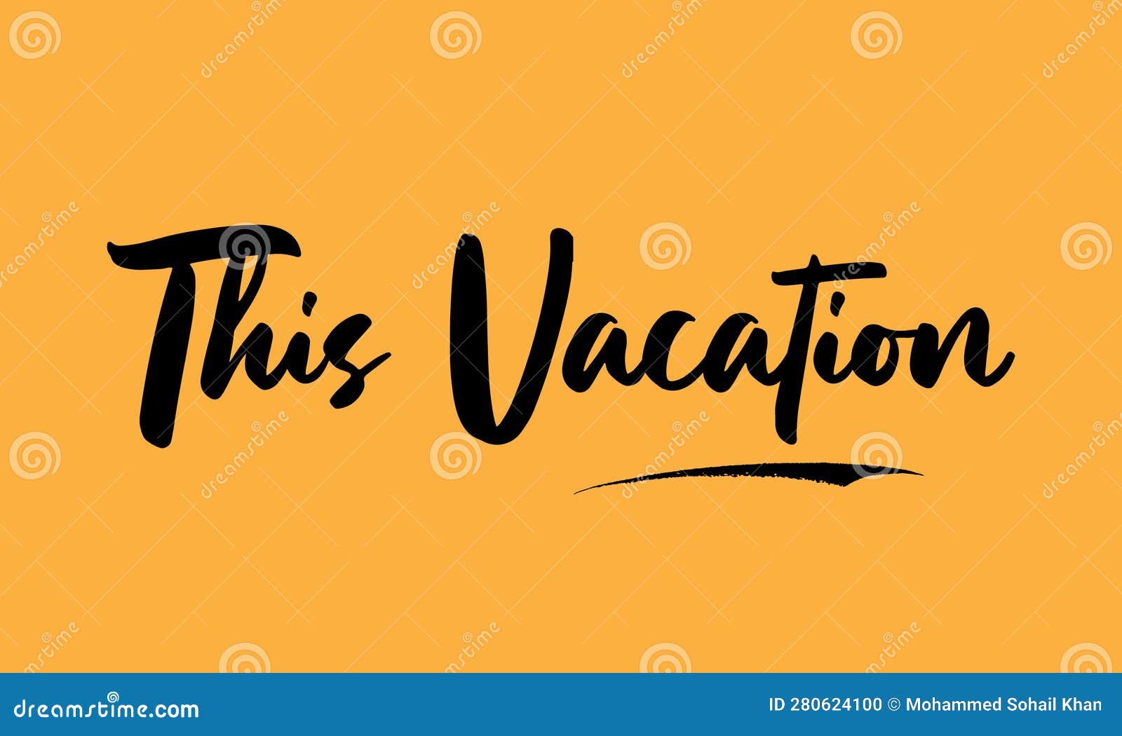 This Vacation Bold Typography Lettering Text Vector Design Quote Stock ...