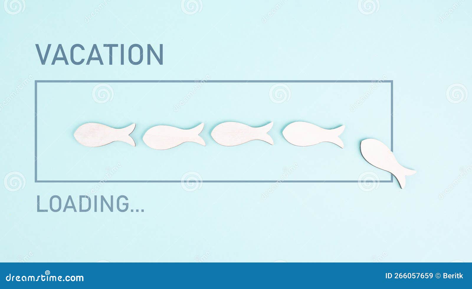 Vacation Loading, Progress Bar with Fish, Planning a Trip for the ...