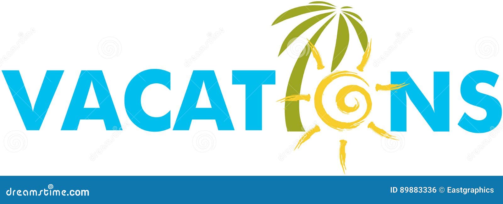 Vacation Logo stock vector. Illustration of abstract - 89883336