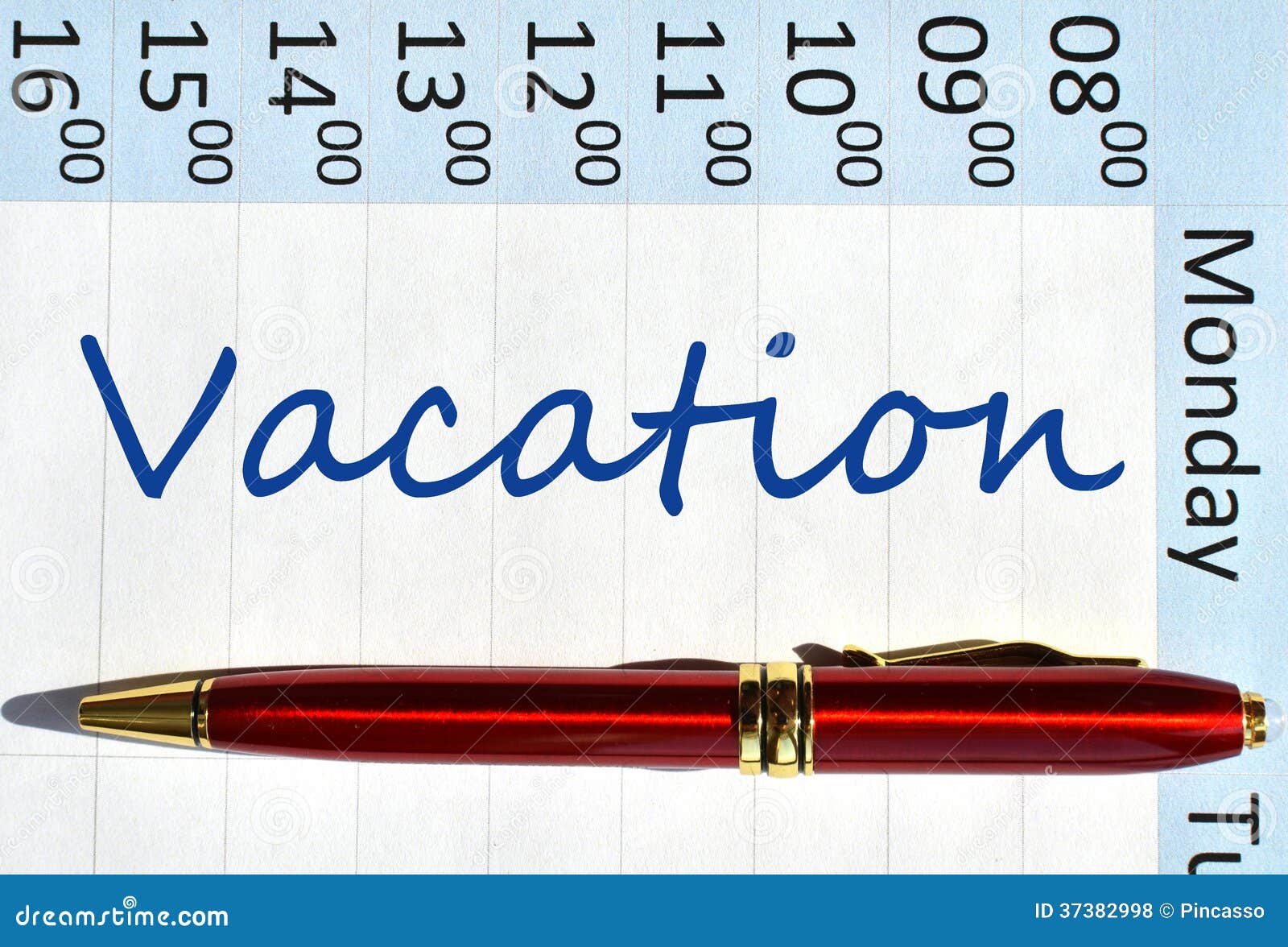 Vacation note stock photo. Image of vacation, message - 37382998