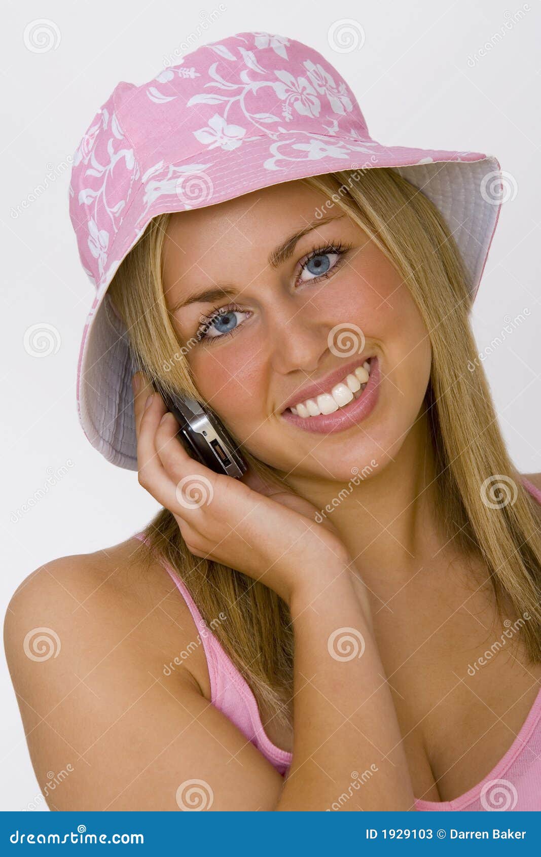 Vacation Phone Call stock image. Image of gossip, happy - 1929103