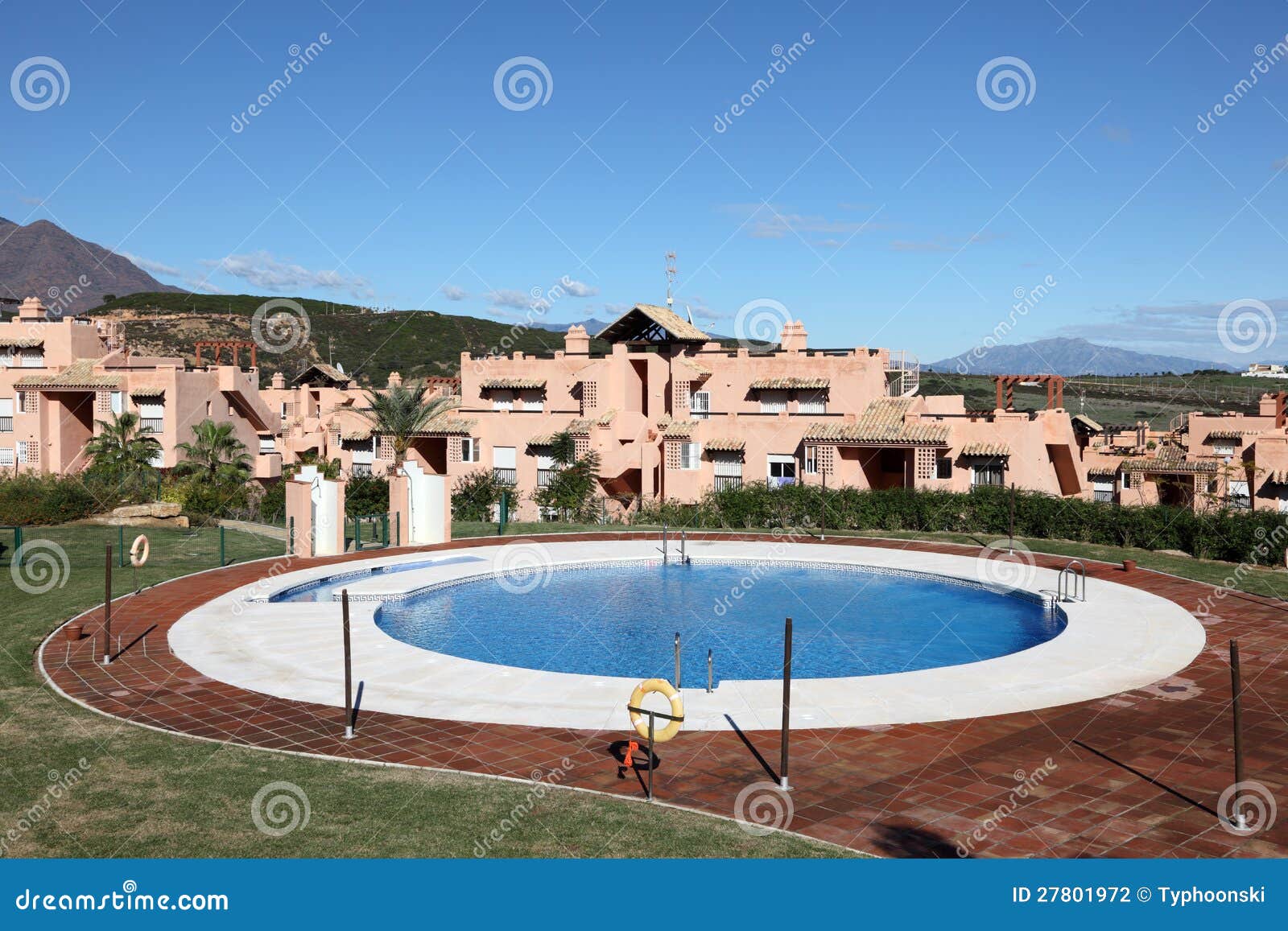 Vacation Resort with Pool, Spain Stock Photo - Image of andalucia ...