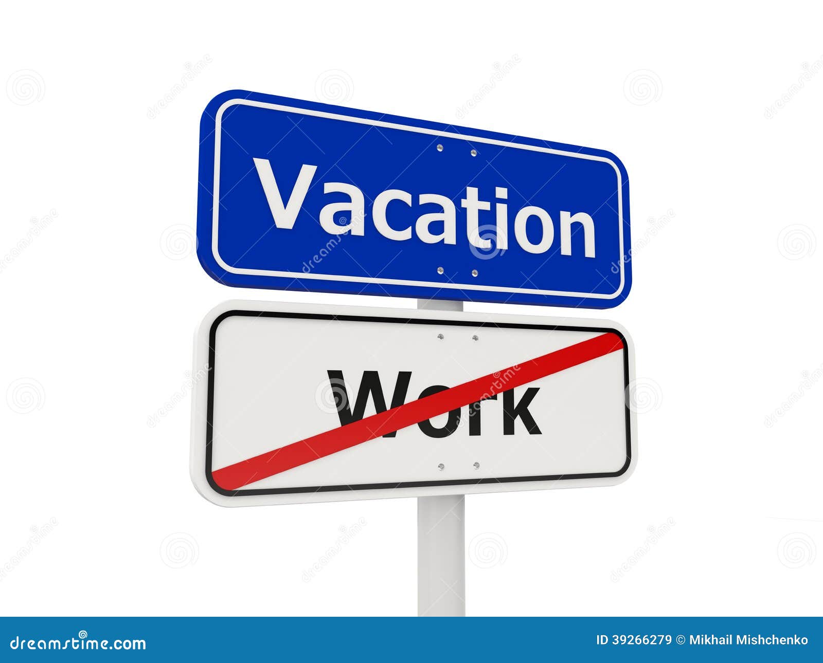 Vacation road sign stock illustration. Illustration of direction - 39266279