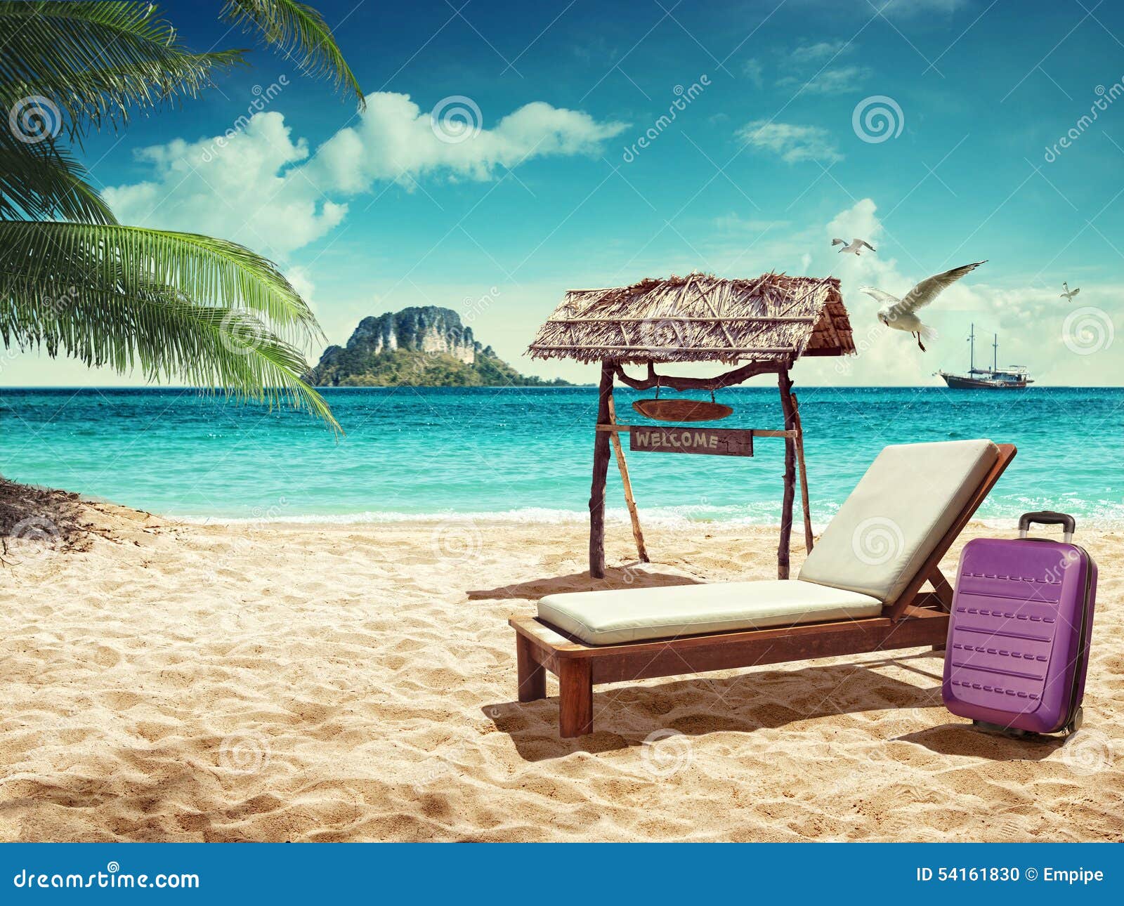 Vacation. Summer stock photo. Image of beauty, rest, scenic - 54161830