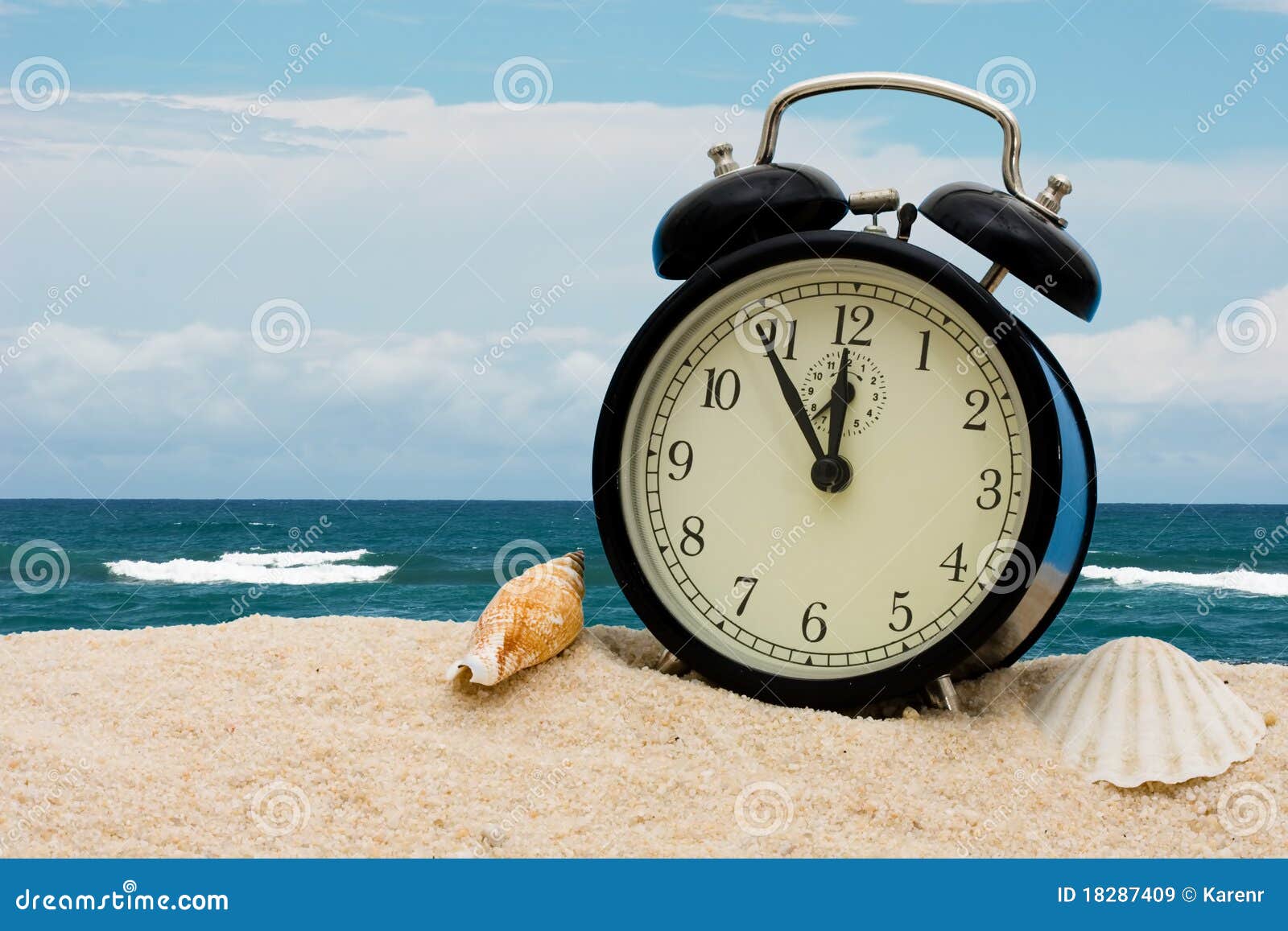 Vacation Time stock image. Image of clock, tourism, coast - 18287409