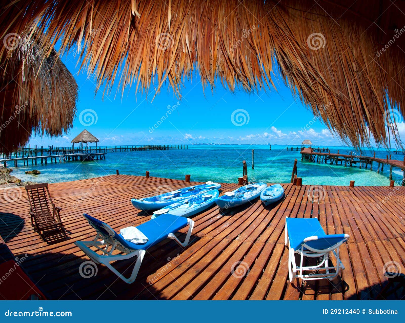Vacation in Tropic Paradise Stock Photo - Image of blue, beach: 29212440