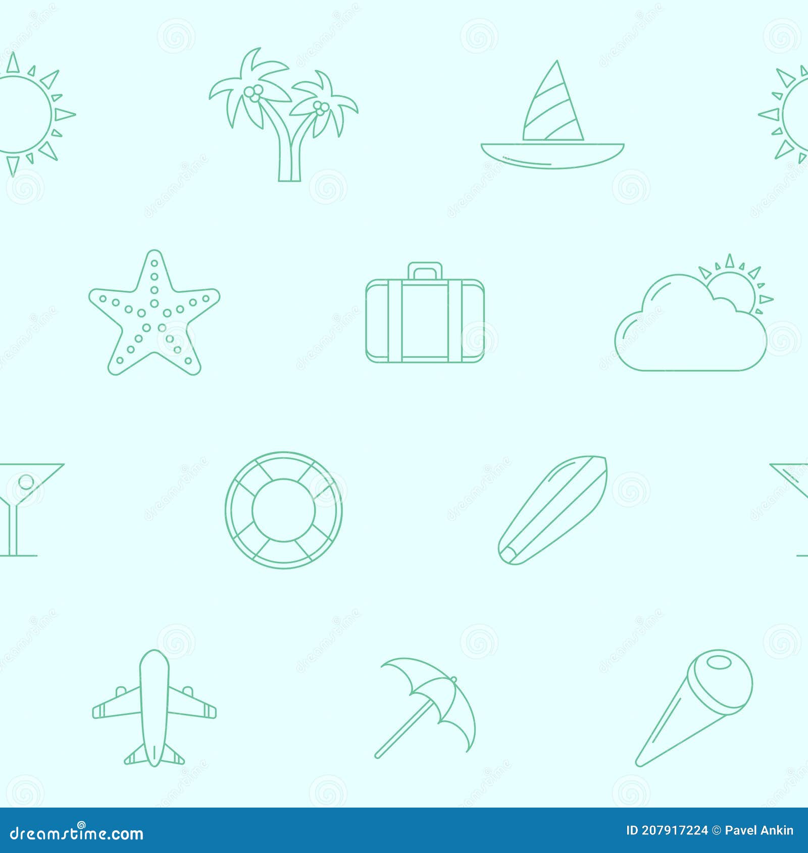 Vacation background 01-06 stock vector. Illustration of cream - 207917224