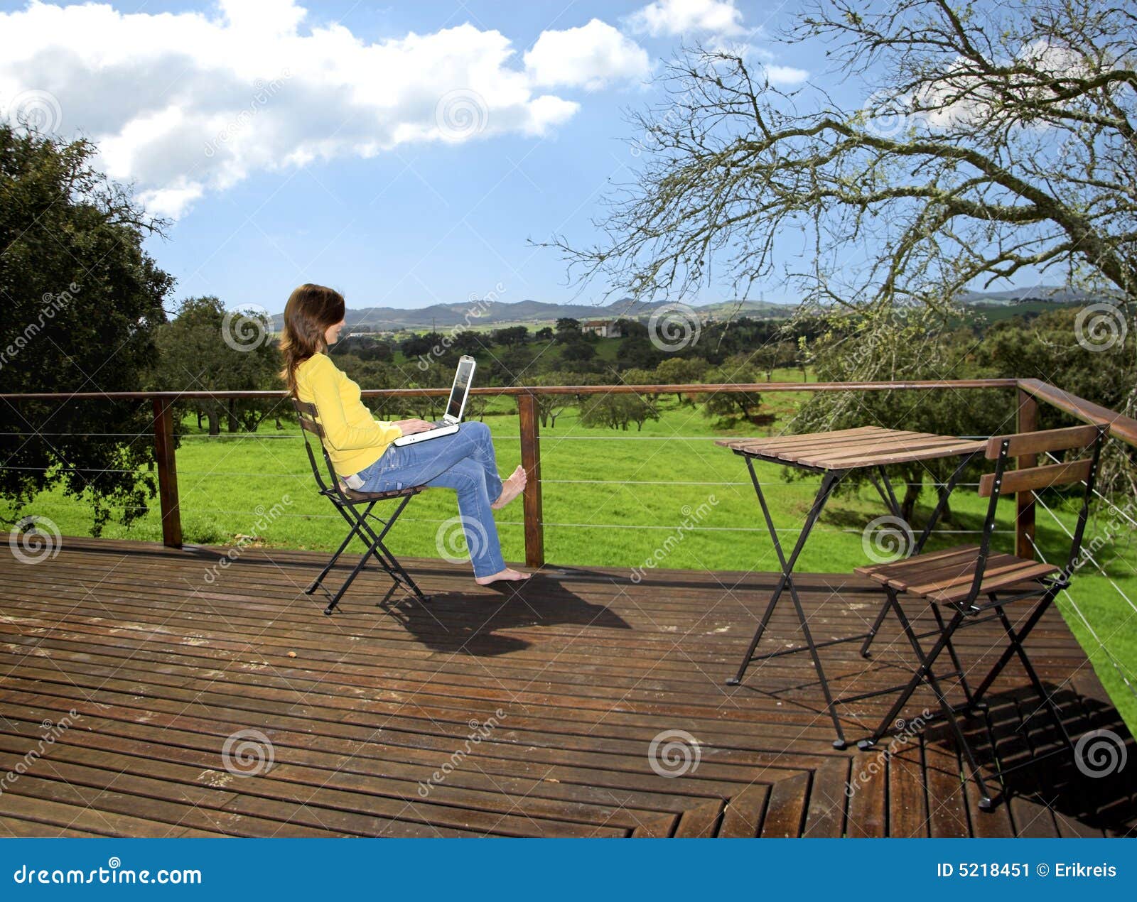 Vacation work stock image. Image of carefree, business - 5218451