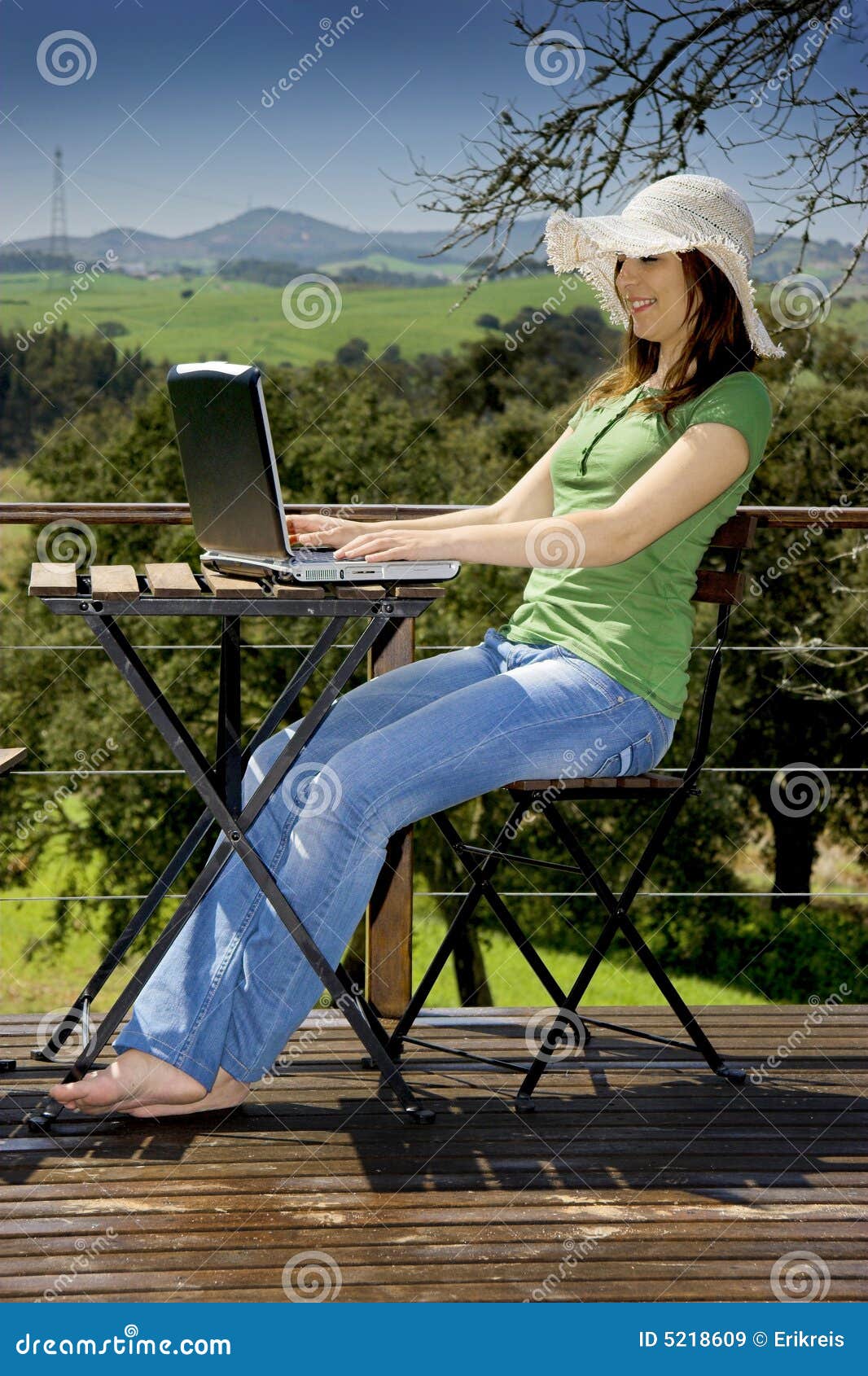 Vacation work stock image. Image of chair, clouds, education - 5218609