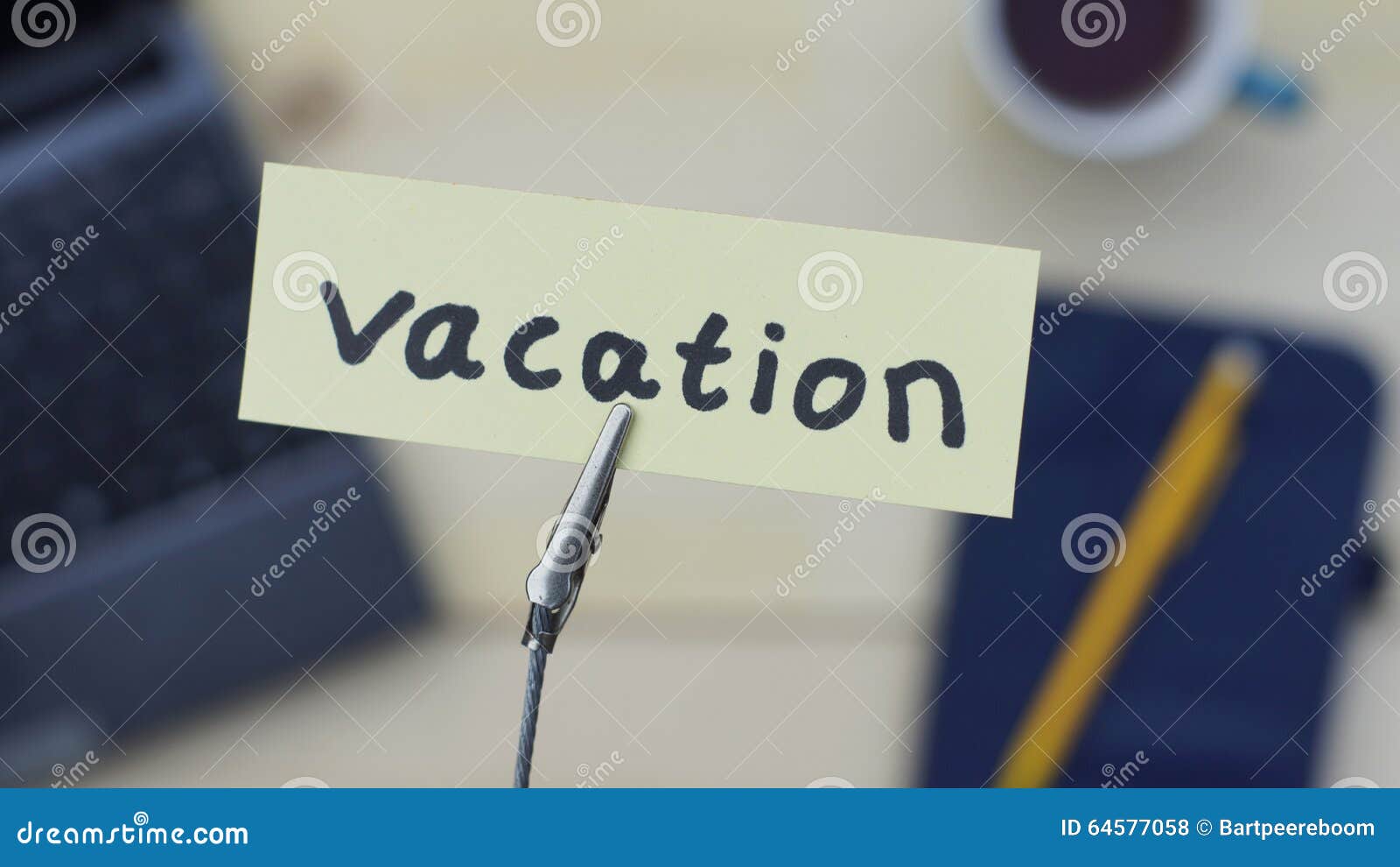 Vacation written stock photo. Image of stick, explore - 64577058