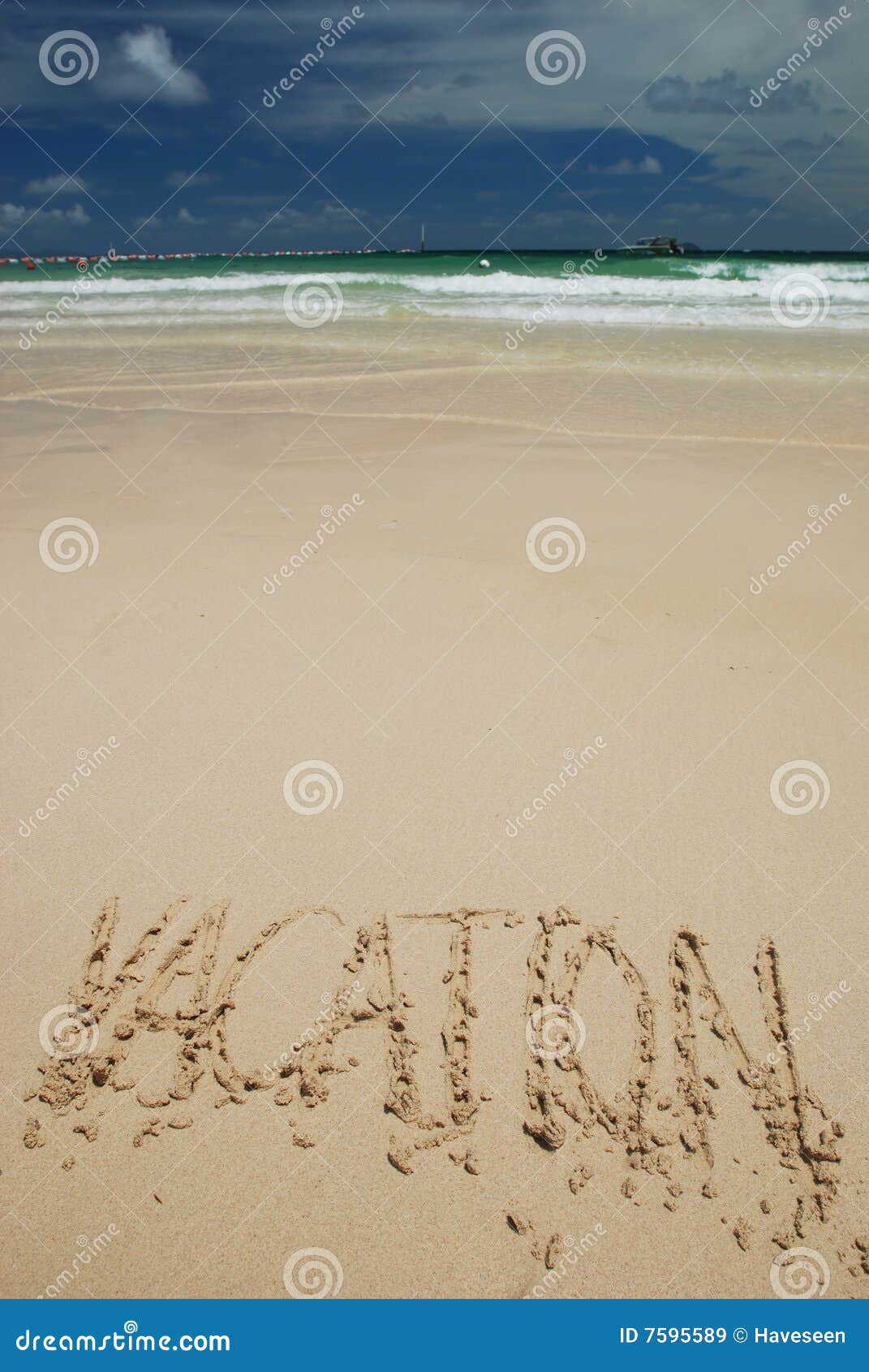 Vacations stock image. Image of beach, travel, vacations - 7595589