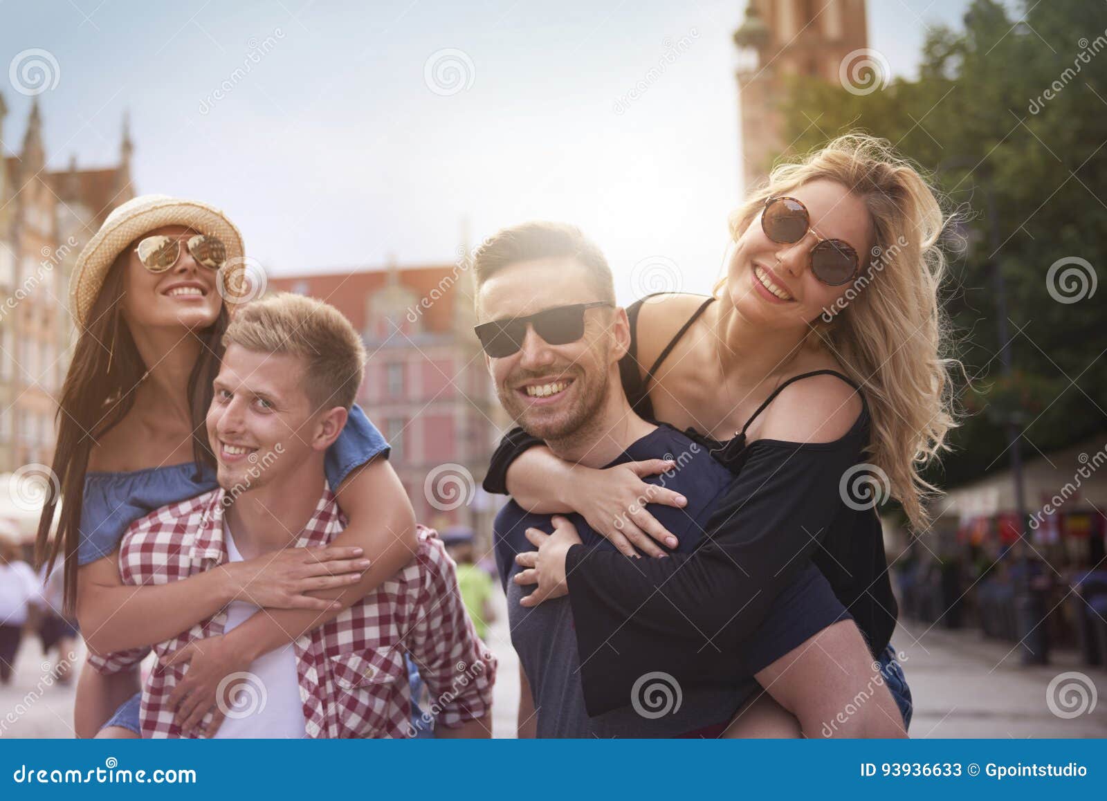 Vacations stock image. Image of embracing, friendship - 93936633