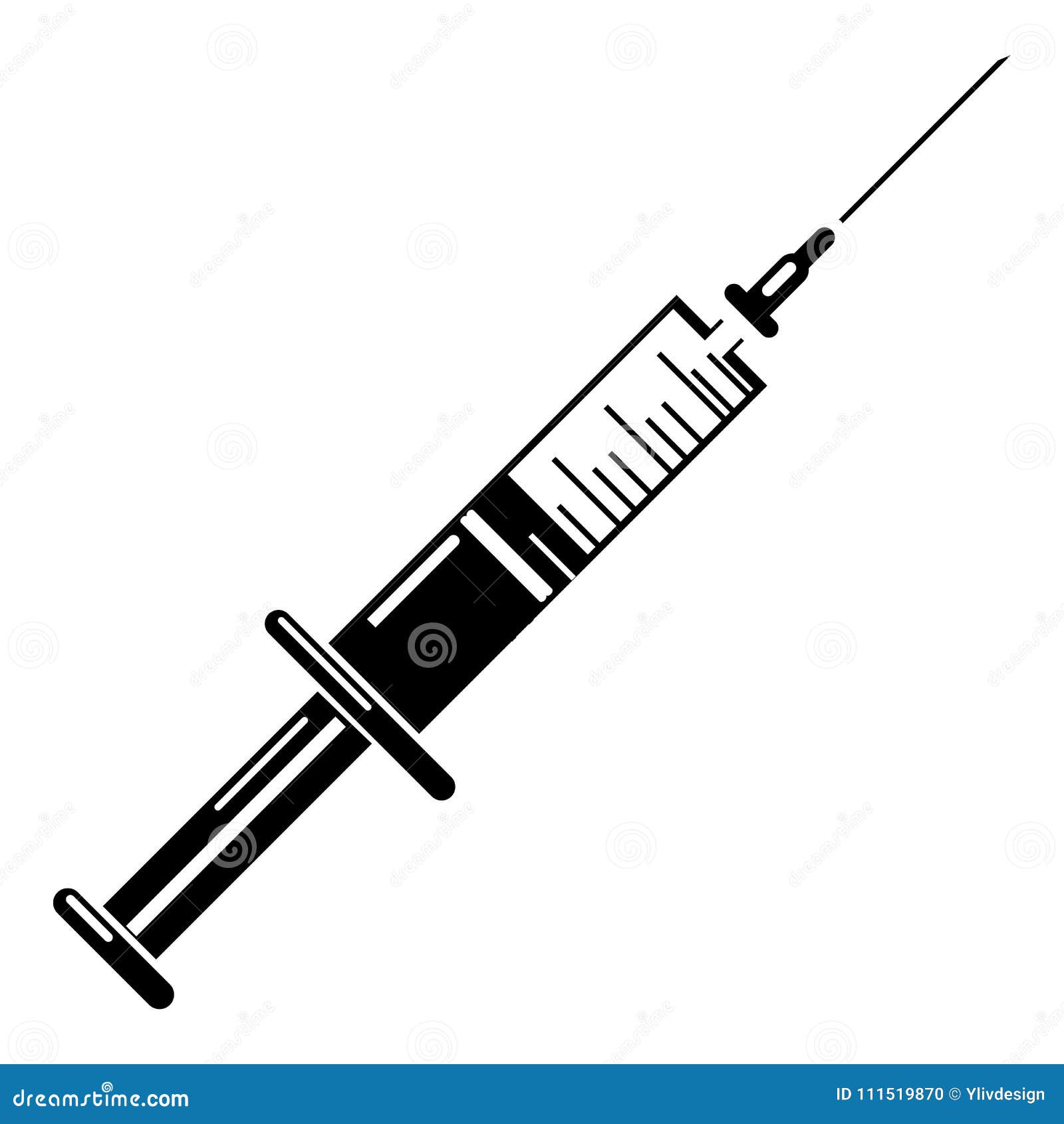 Vaccination Icon, Simple Style Stock Vector - Illustration of hospital ...